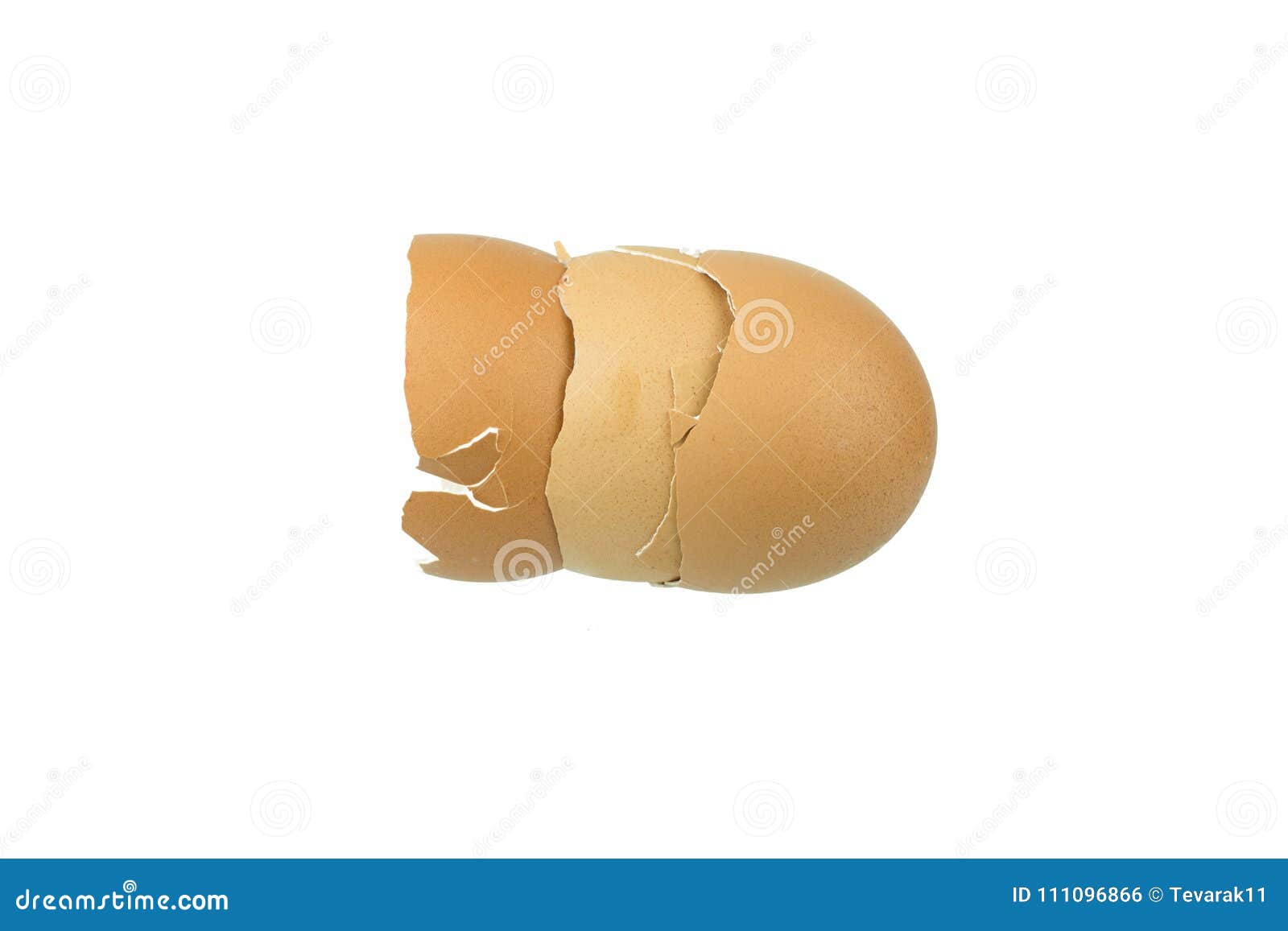 Broken Empty Egg Shell Isolated on White Background Stock Photo - Image ...