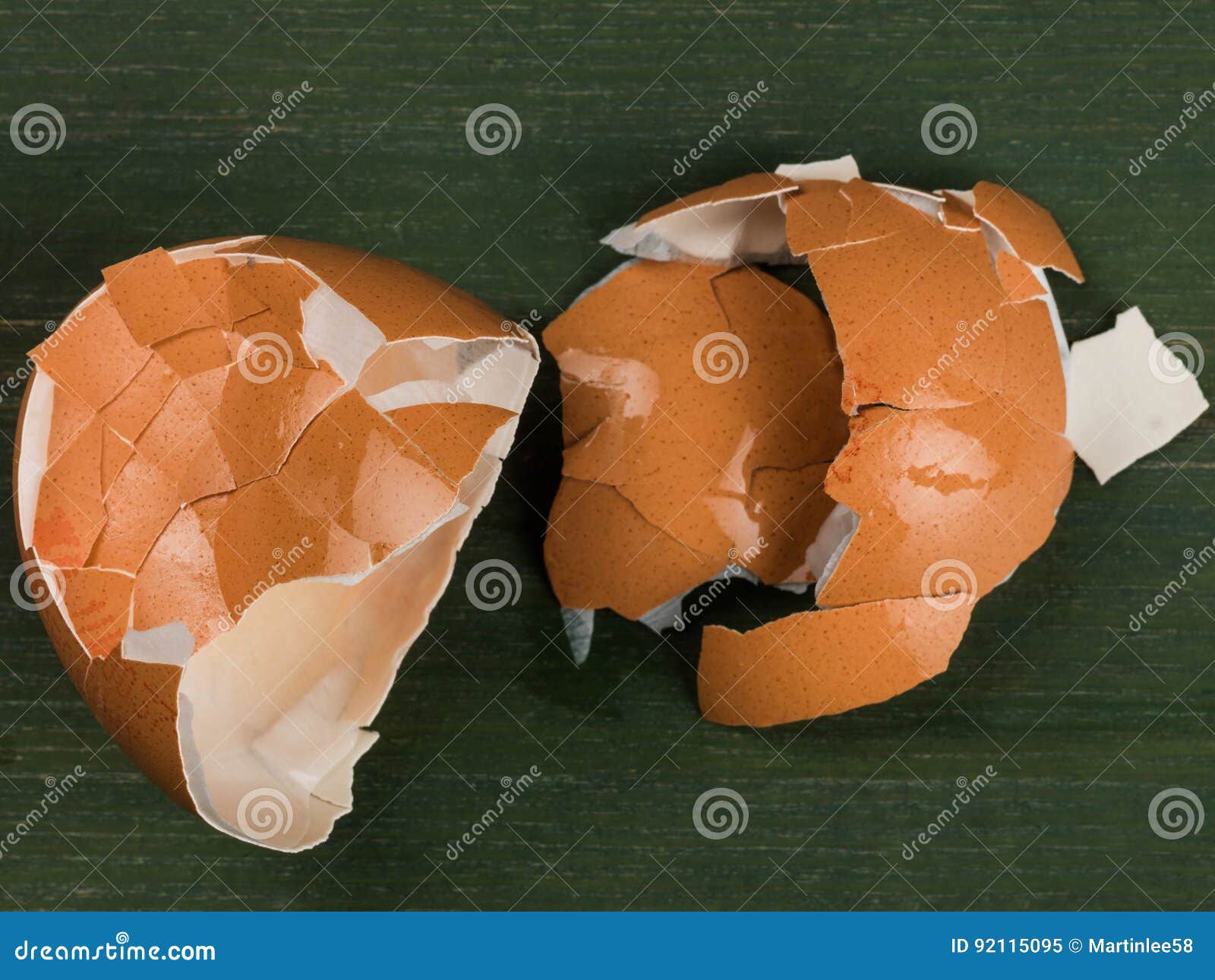 Broken Empty Hens Egg Shell Stock Image - Image of people, looking ...