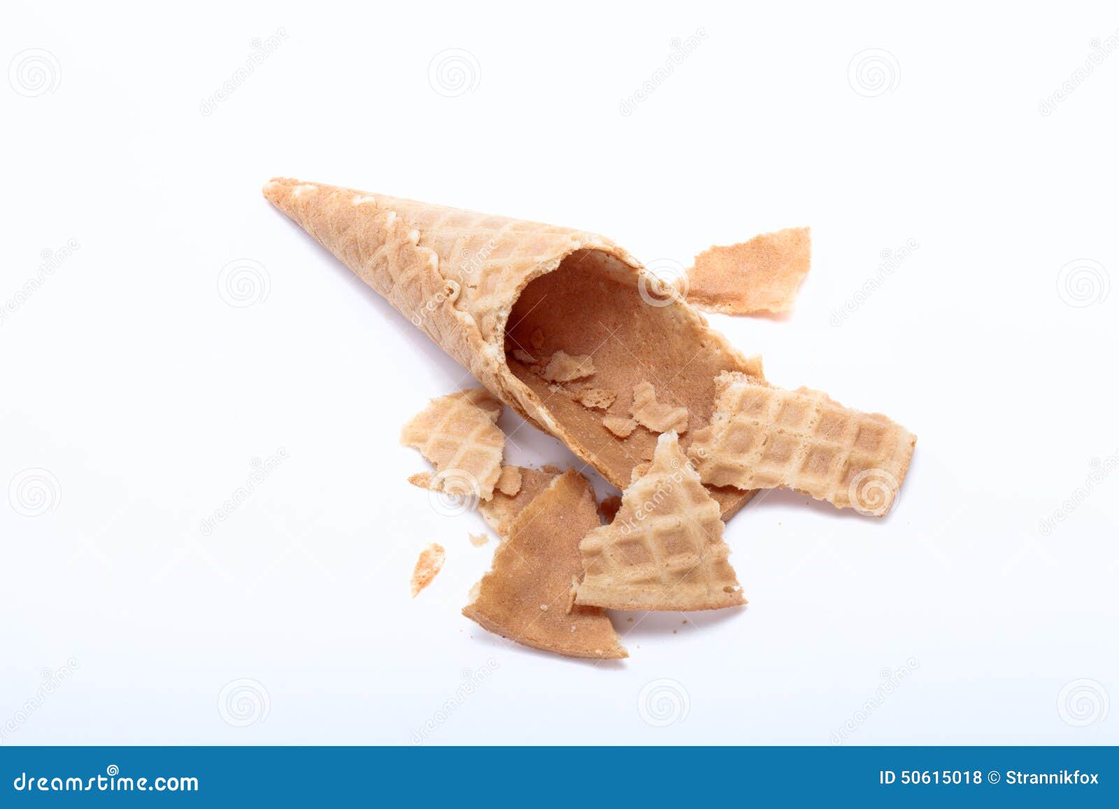 Empty Sugar Wafer Icecream Cones Royalty-Free Stock Photography ...