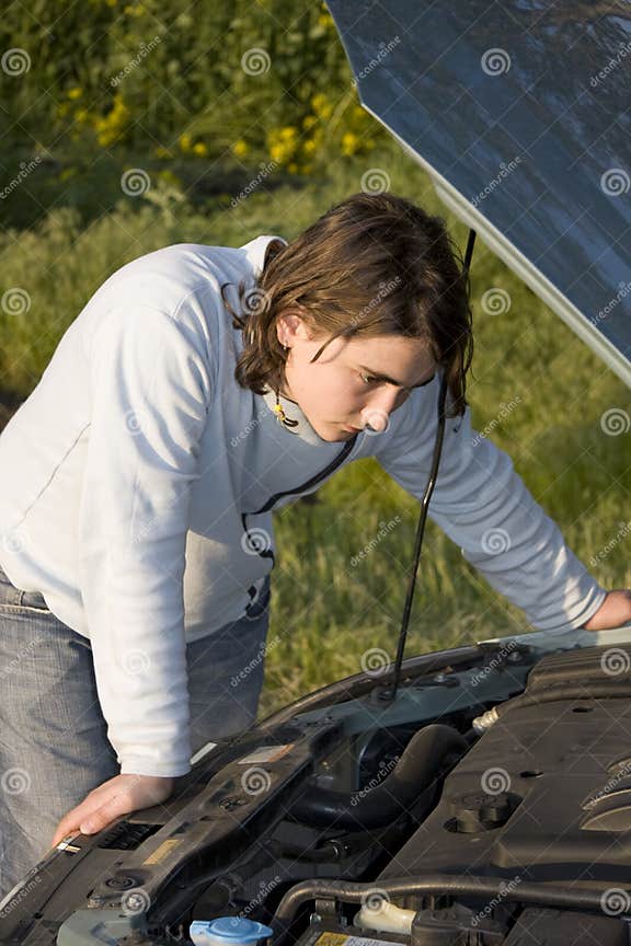 Broken engine stock photo. Image of busted, auto, phone - 5209094