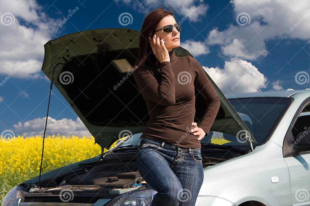 Broken engine stock photo. Image of busted, repair, help - 8760756