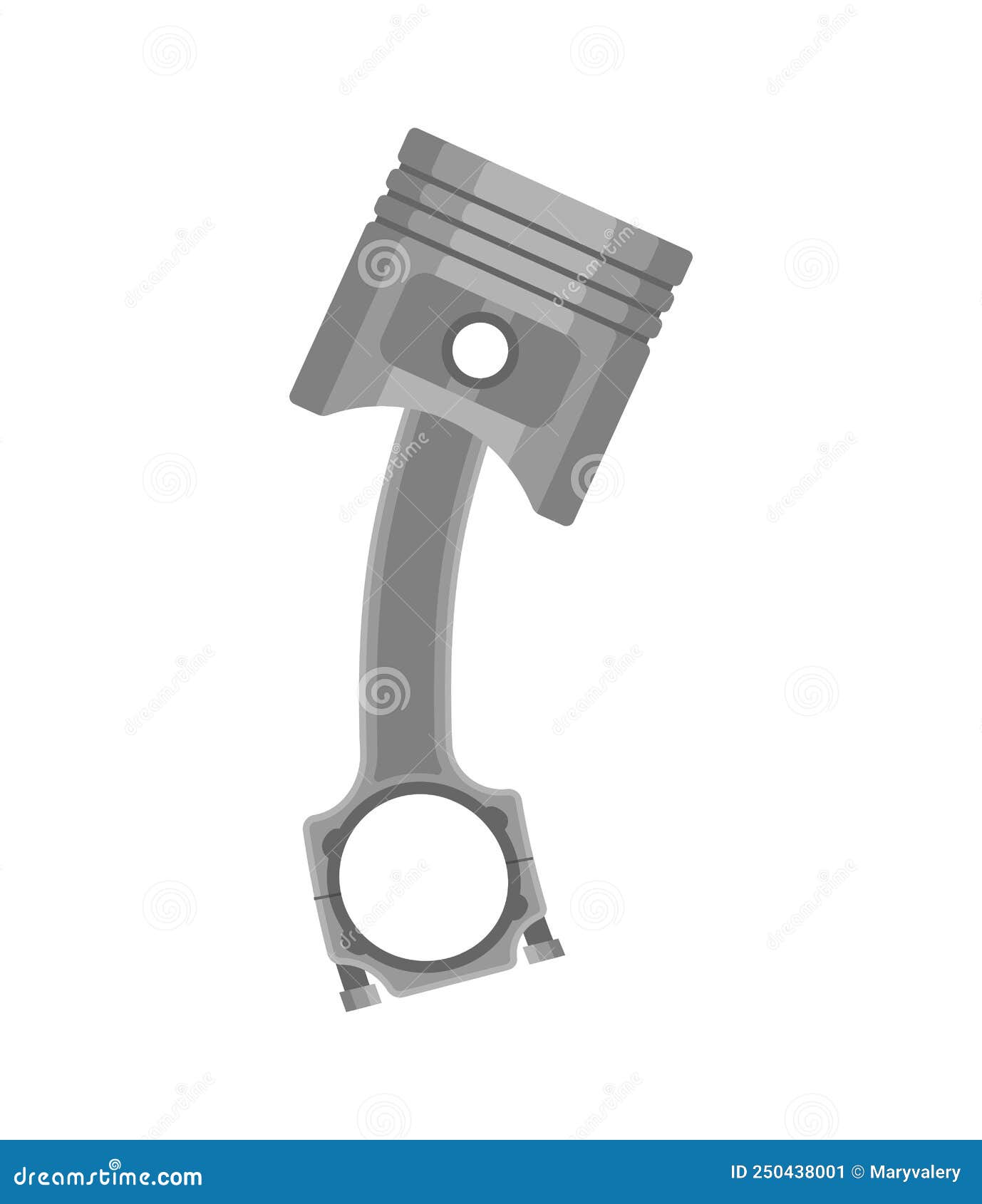 Isolated Bended Blue Shape Bulge Wallpaper Royalty-Free Cartoon ...