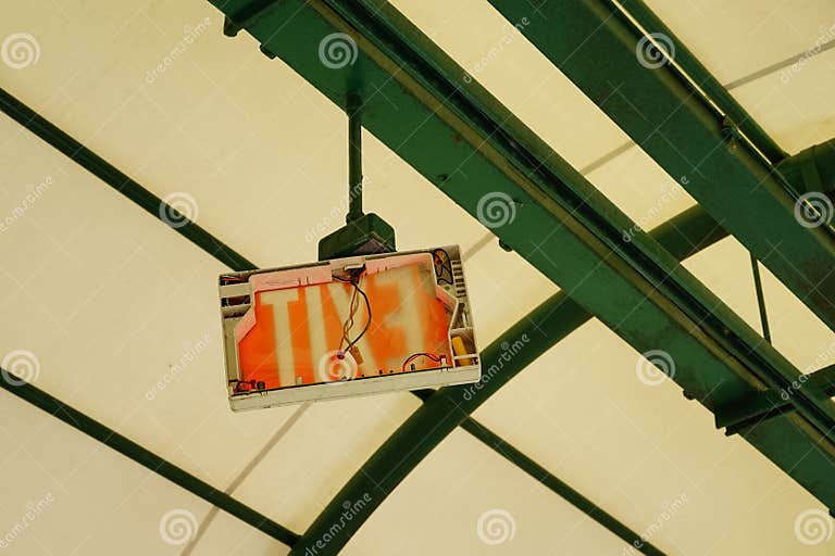 Broken Exit Sign set stock image. Image of background - 58406349