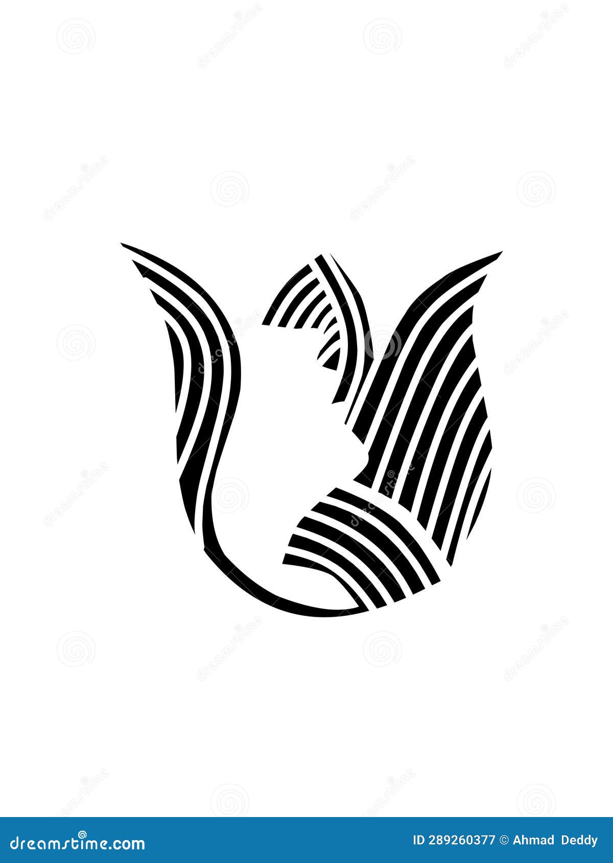 Broken Face and Flower Logo Design Stock Illustration - Illustration of ...