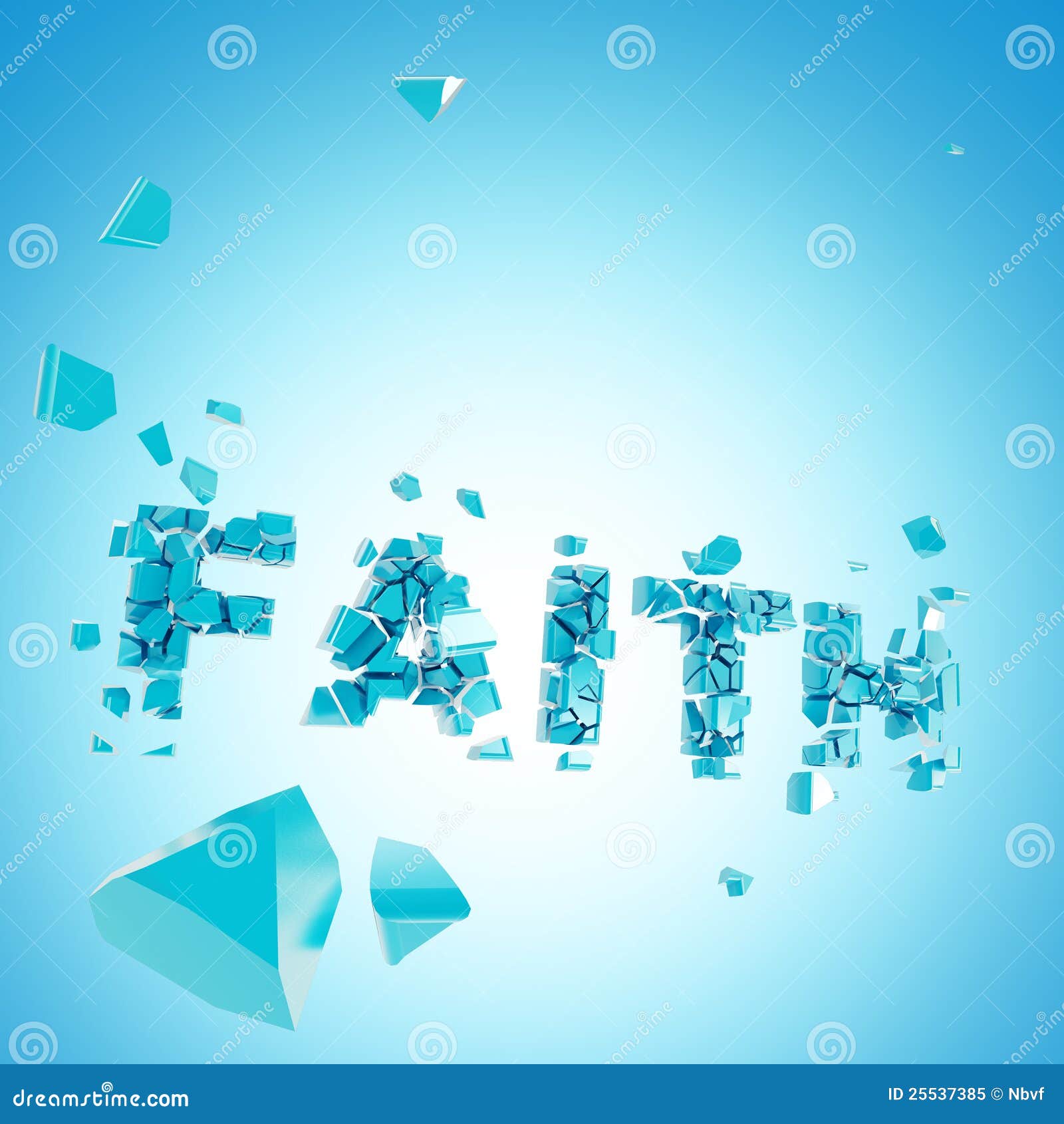 Broken Faith Abstract Backround Composition Stock Illustration ...