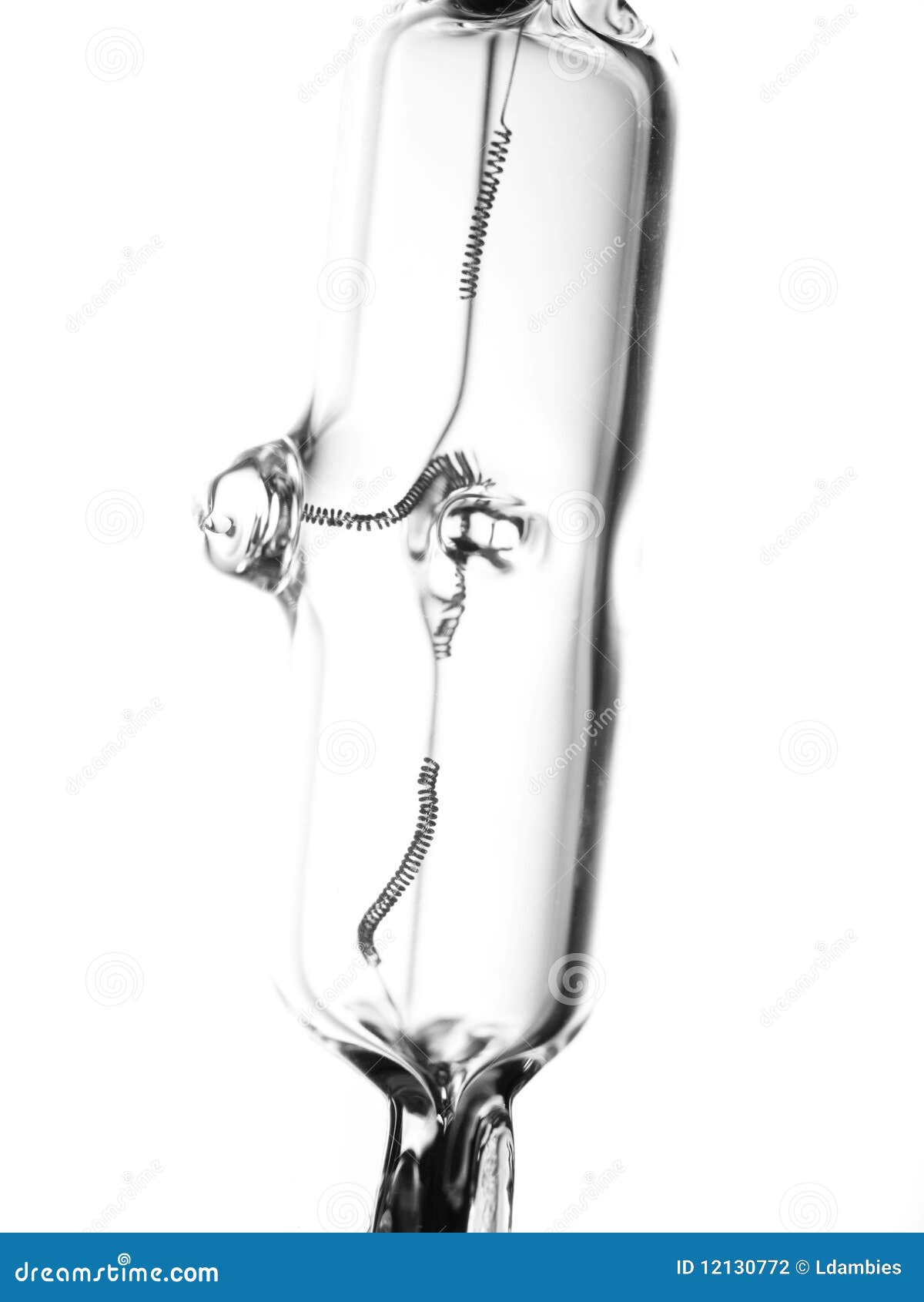 Broken filament bulb stock photo. Image of lamp, electricity - 12130772