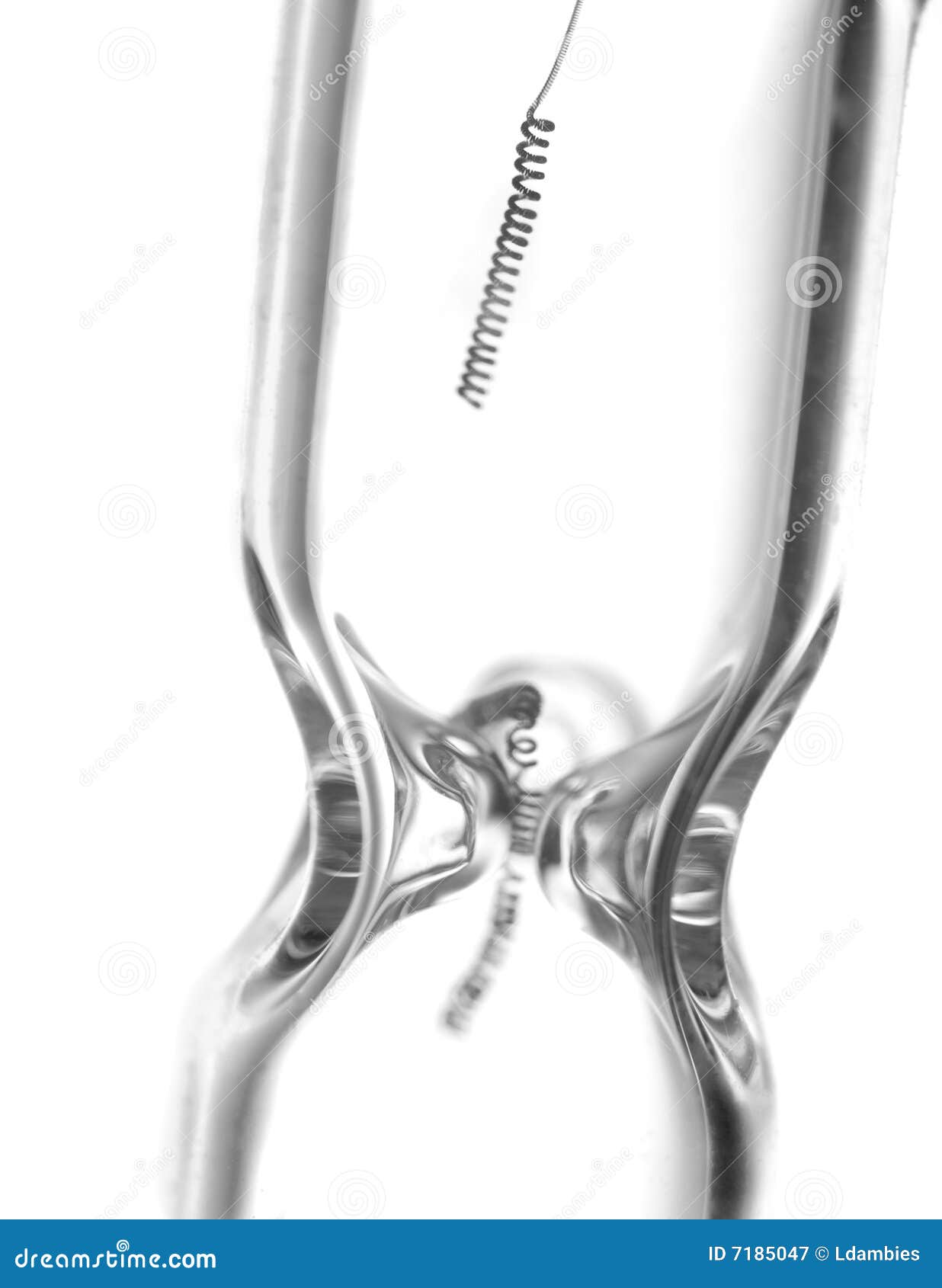 Broken filament bulb stock image. Image of isolated, glass - 7185047