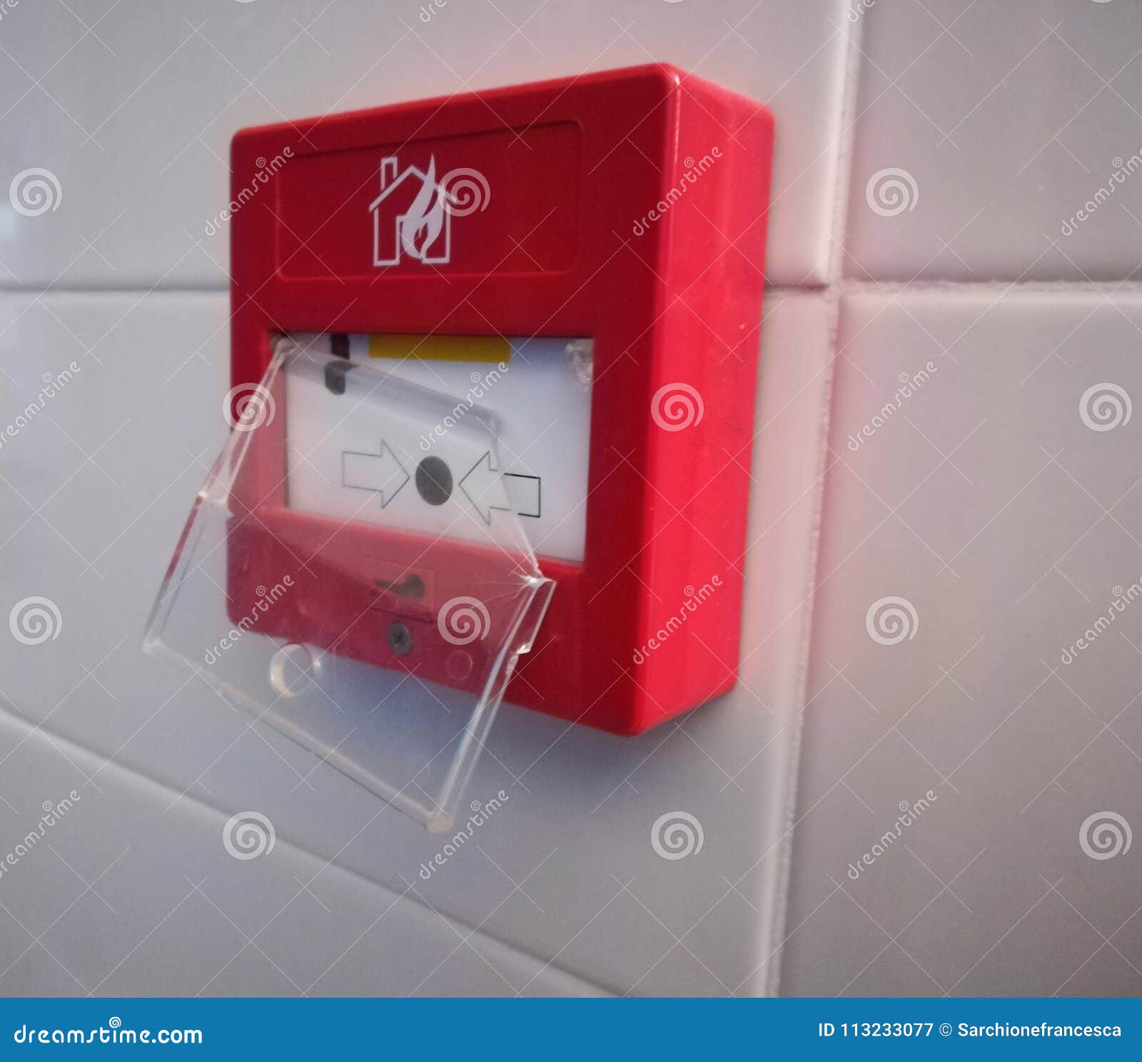 Broken Fire Extinguisher In The Hands Royalty-Free Stock Photography ...