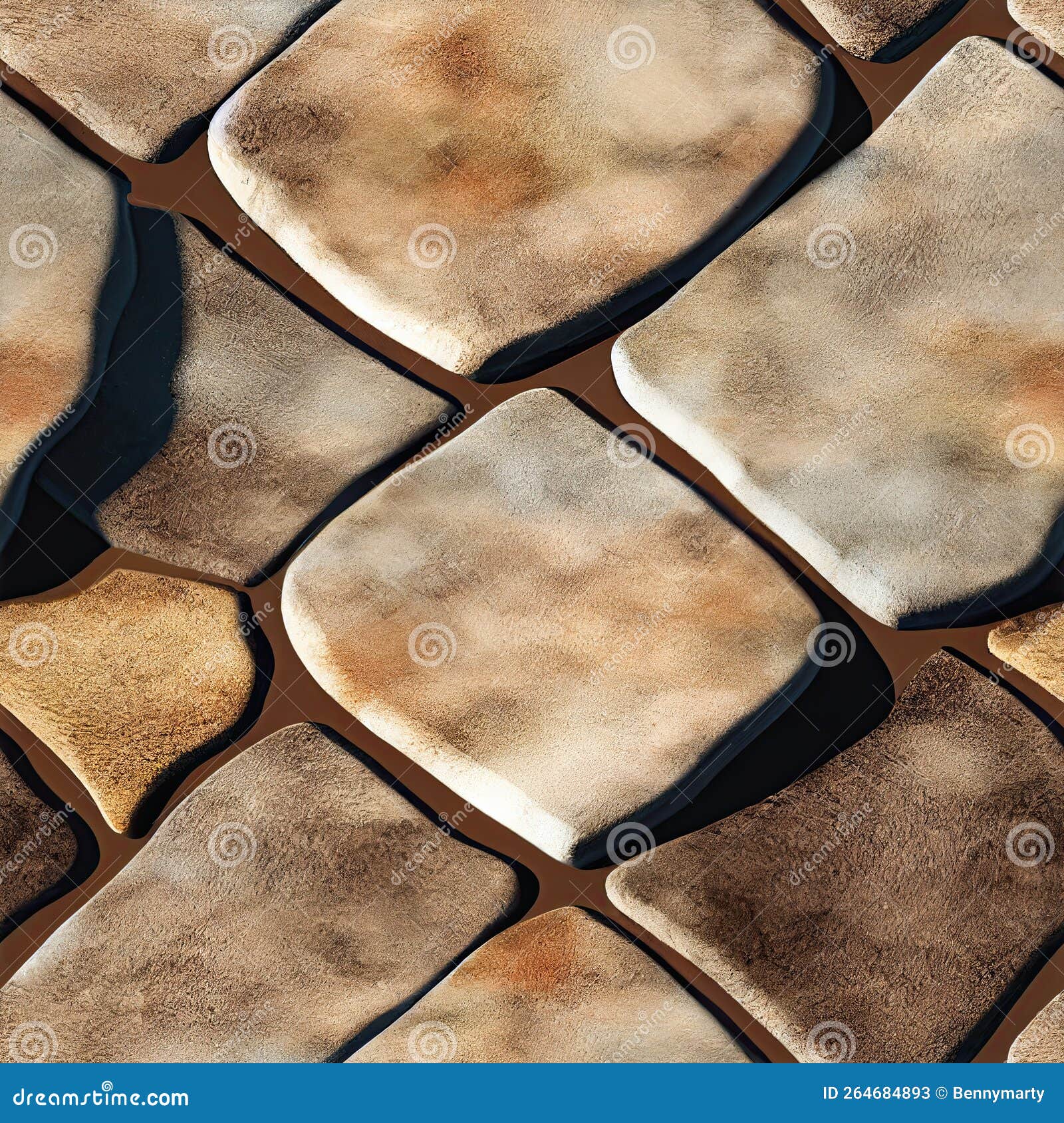 Broken Flagstone Texture TILE Stock Illustration - Illustration of wall ...