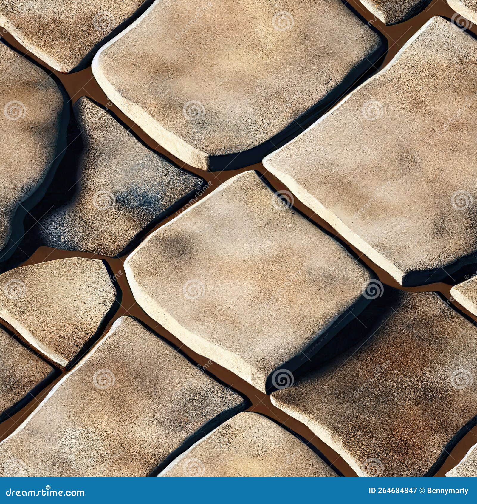 Broken Flagstone Texture TILE Stock Illustration - Illustration of ...