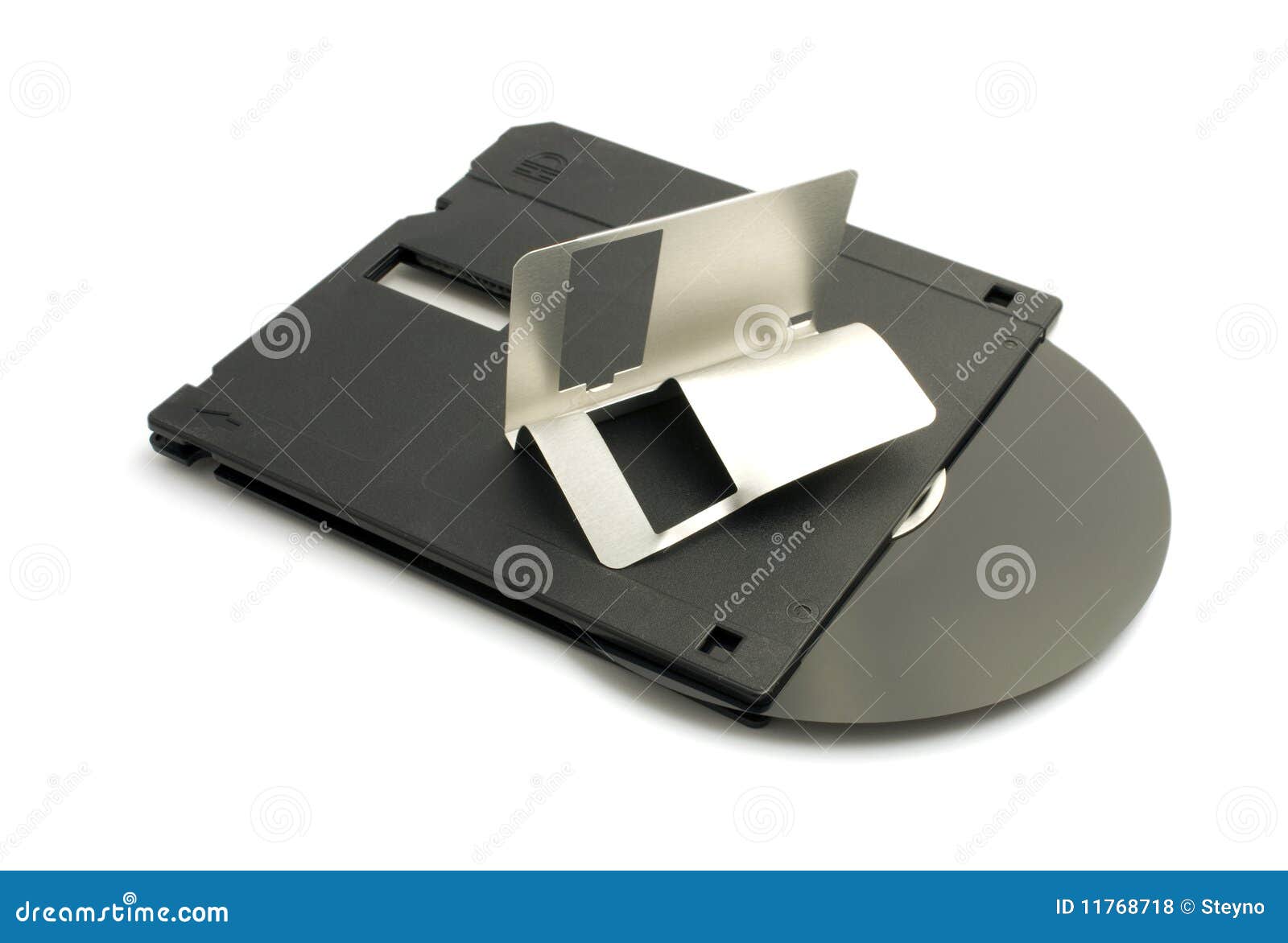 Broken floppy disk stock photo. Image of round, memory - 11768718