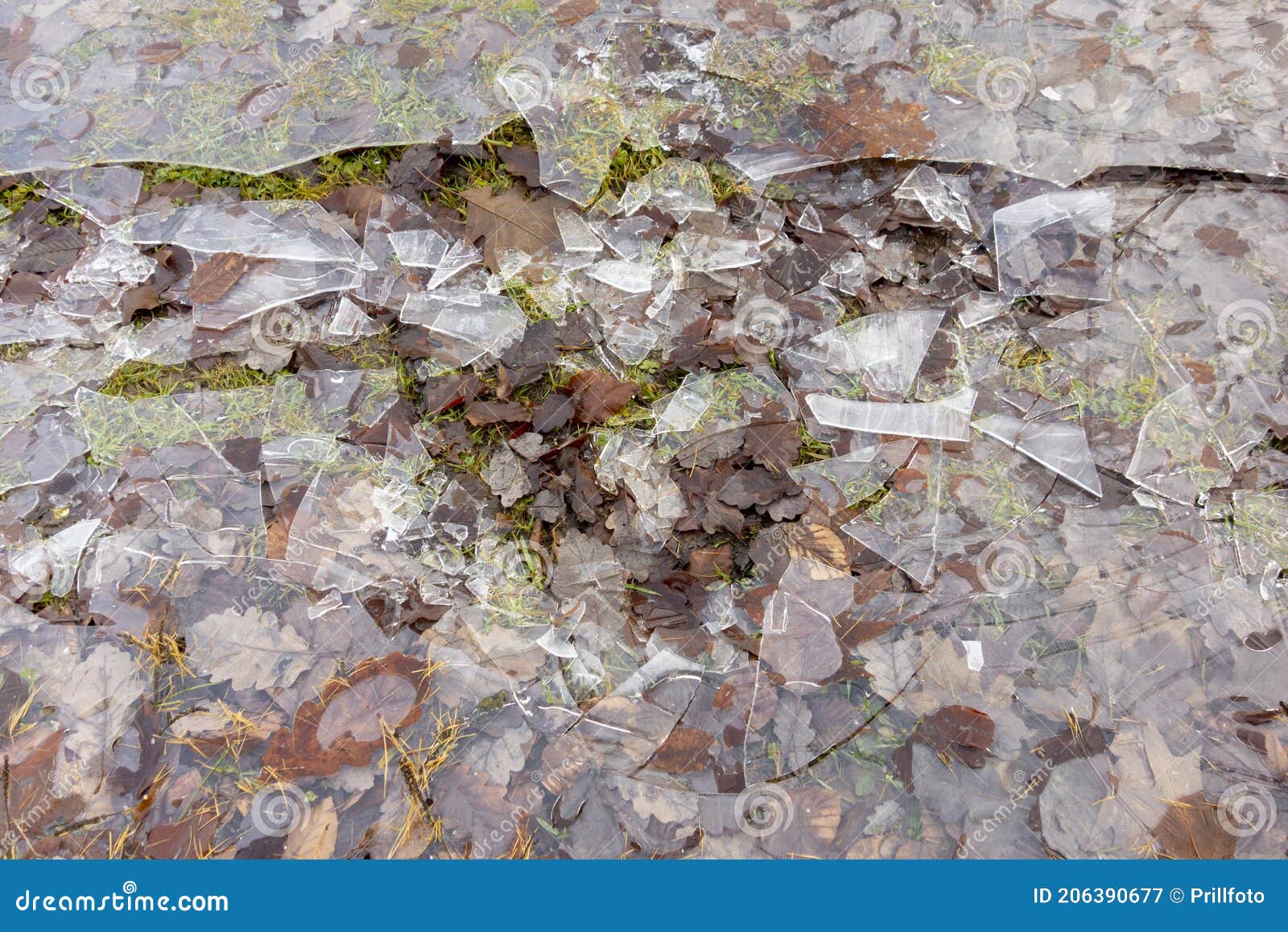Broken fragmented ice stock image. Image of splintered - 206390677