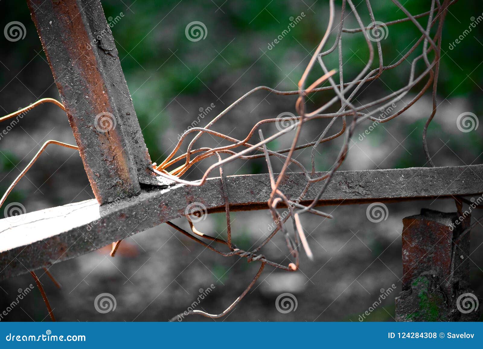 A Broken Frame And A Bunch Of Old Film Negatives Wrapped Into A Design ...