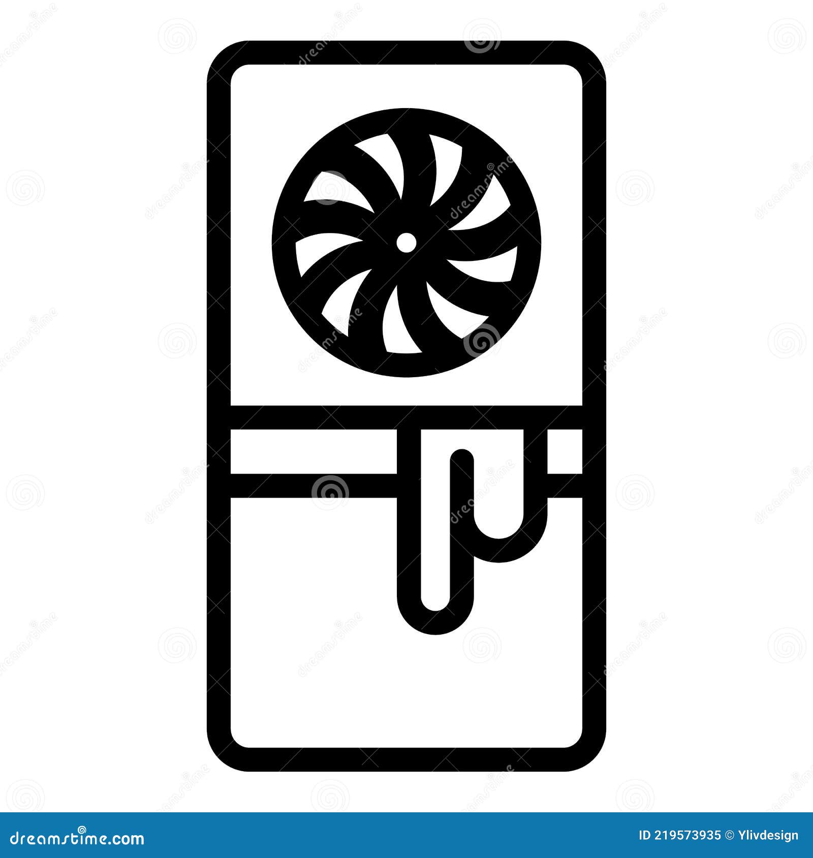 Broken Fridge And Sad Woman With Ther. Cartoon Vector | CartoonDealer ...