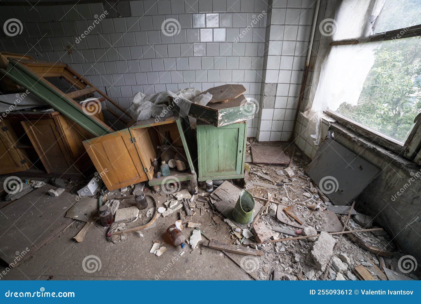 Broken Furniture Trash and Clutter in an Abandoned Room Stock Photo ... Broken Furniture Trash and Clutter in an Abandoned Room Stock Photo ...