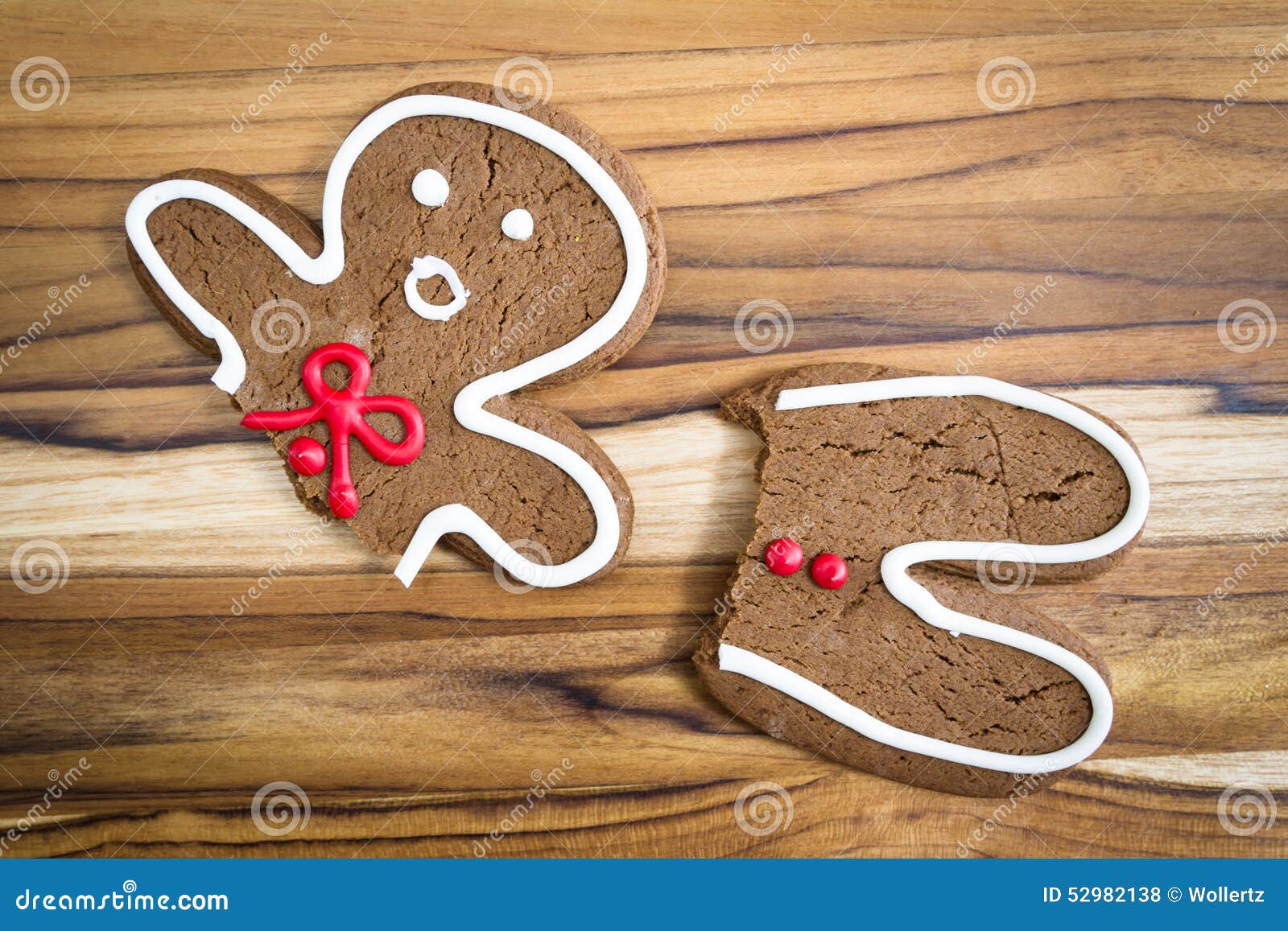 Broken gingerbread man stock photo. Image of season, classic - 52982138