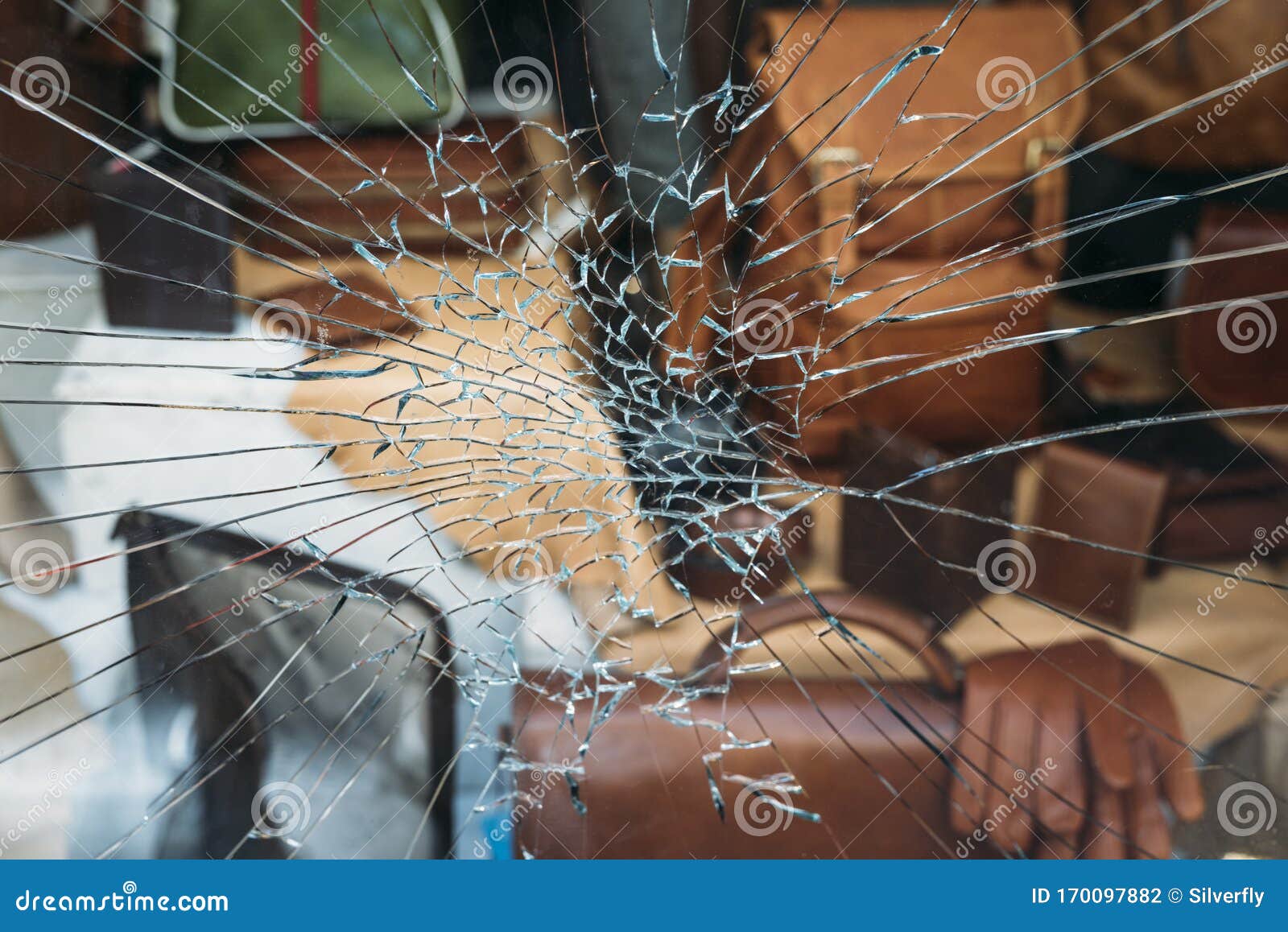 Broken Shop Window Stock Image | CartoonDealer.com #36567145