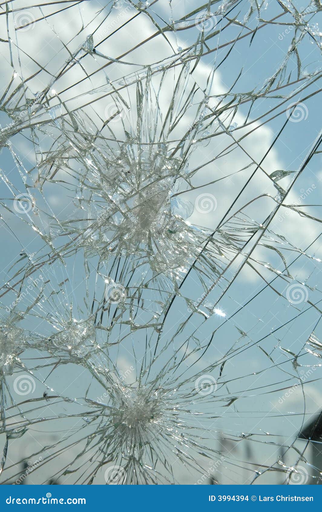 Broken Glass On Sand In Beach, Pieces Of Glass Seen From Above ...