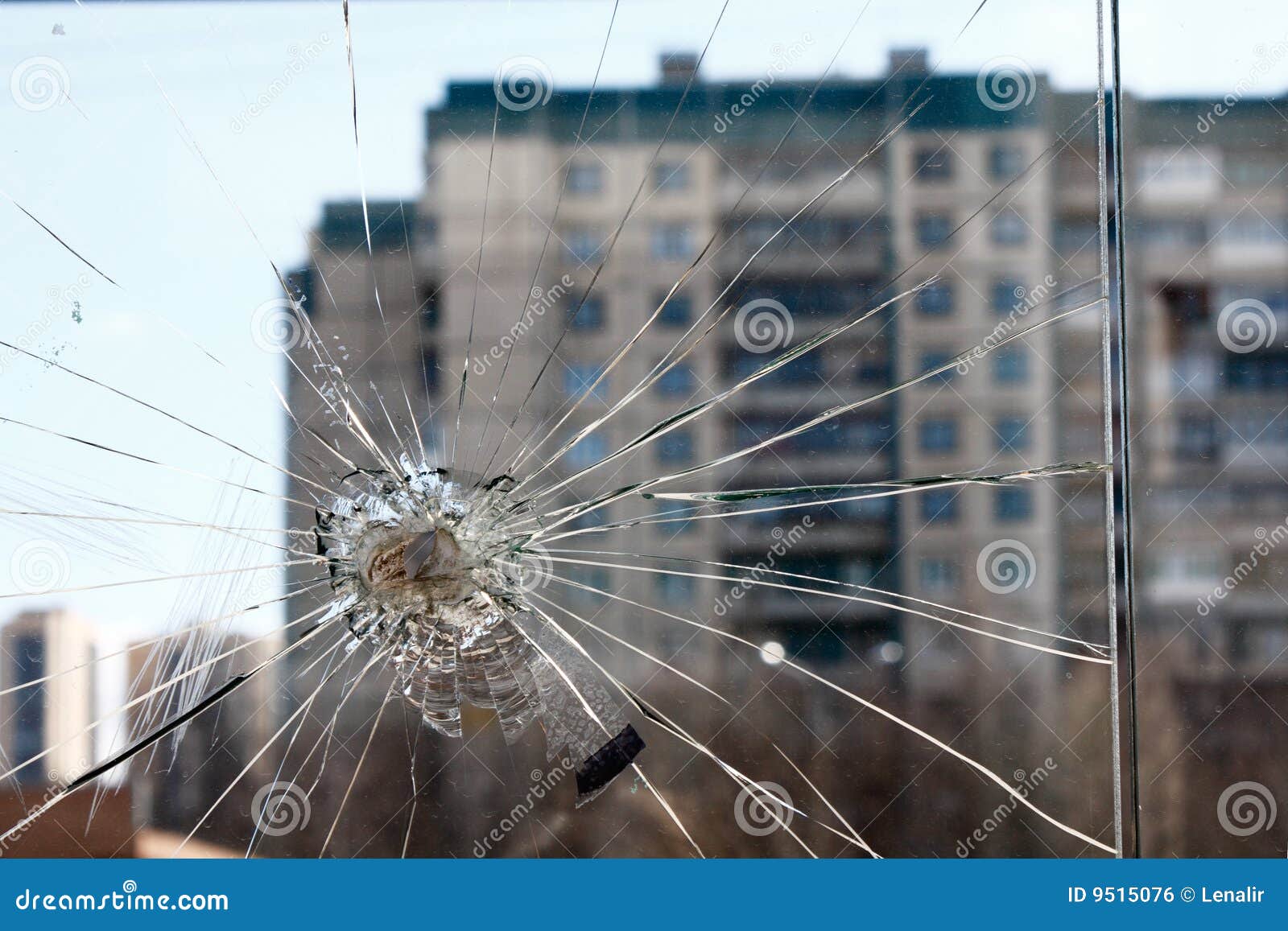 Broken glass stock photo. Image of collapse, windshield - 9515076