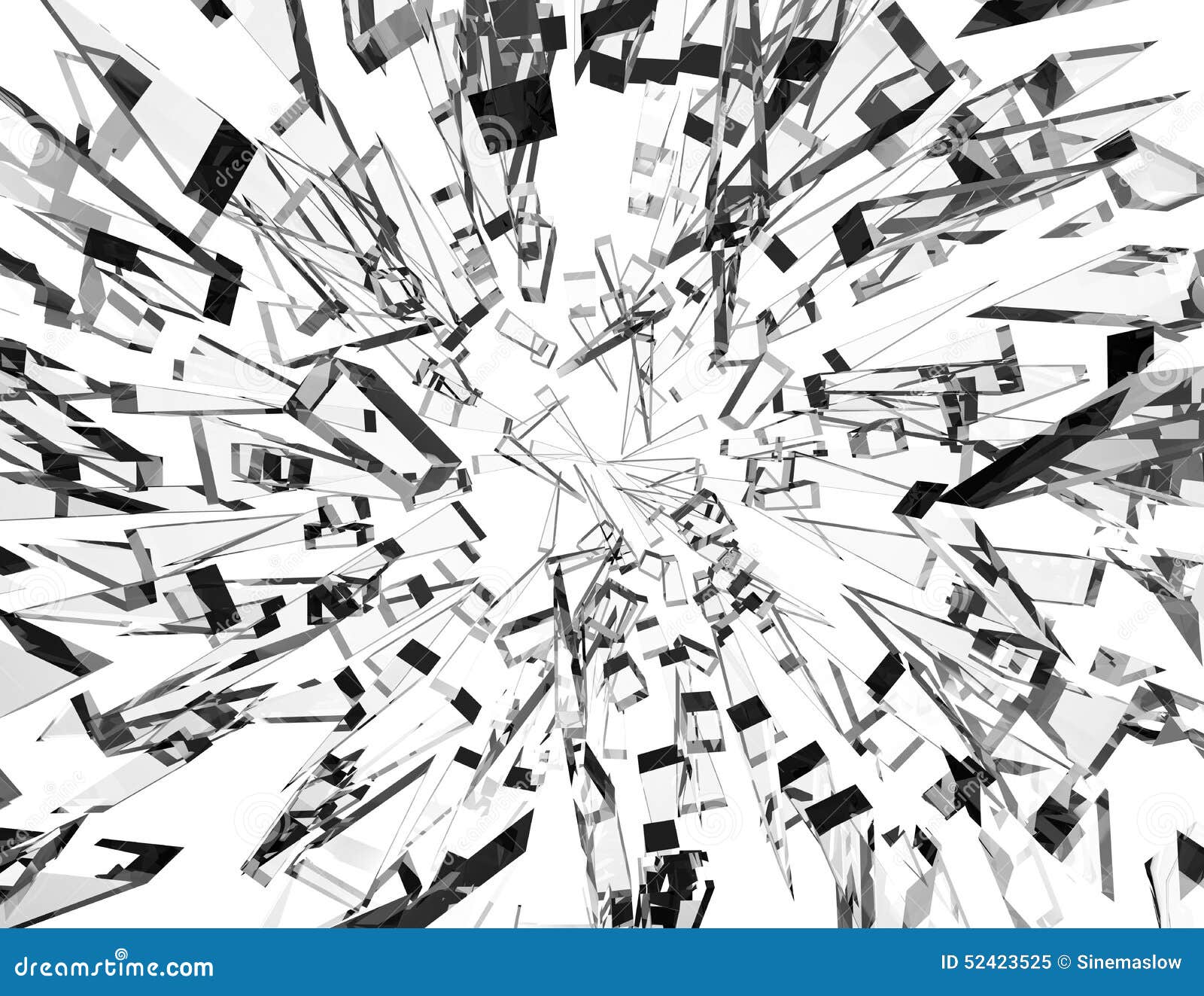 Broken Glass Abstract Background Stock Illustration - Illustration of ...