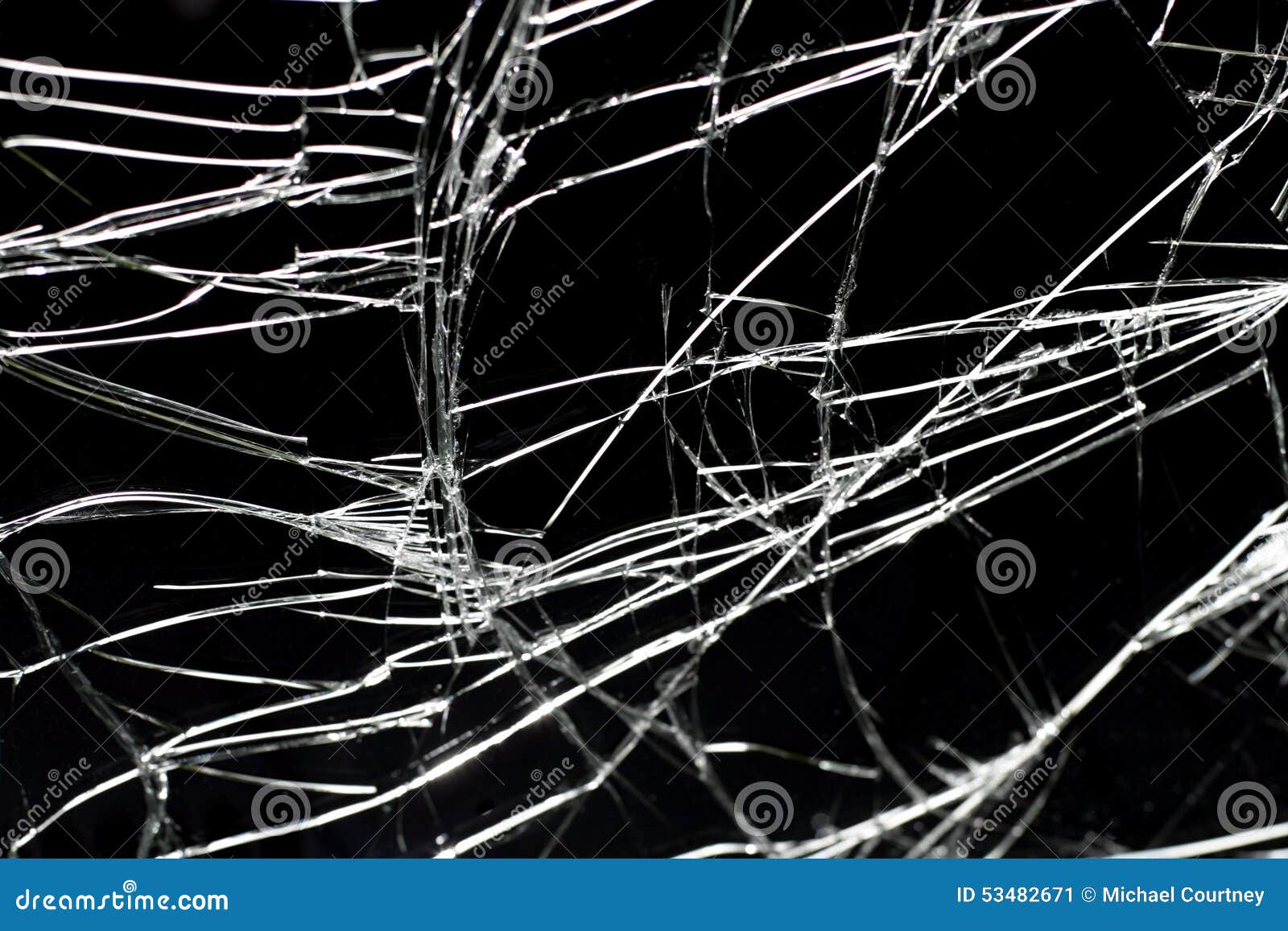 Broken Glass Against a Black Background Stock Image - Image of broken ...