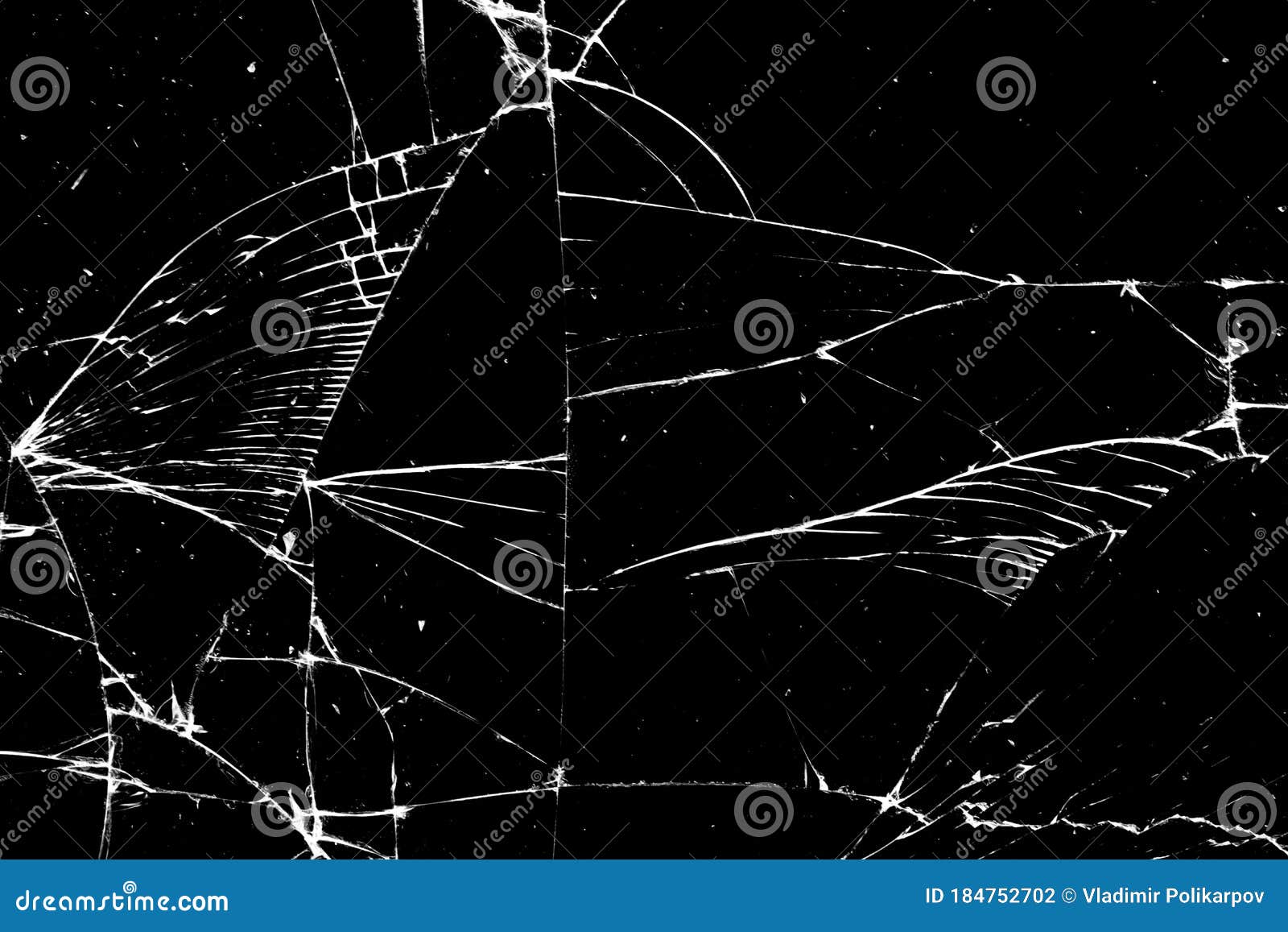 Broken Glass on a Black Background Stock Photo - Image of abstract ...