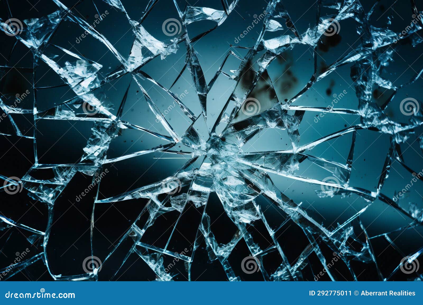 Broken Glass on a Black Background Stock Photo Stock Illustration ...