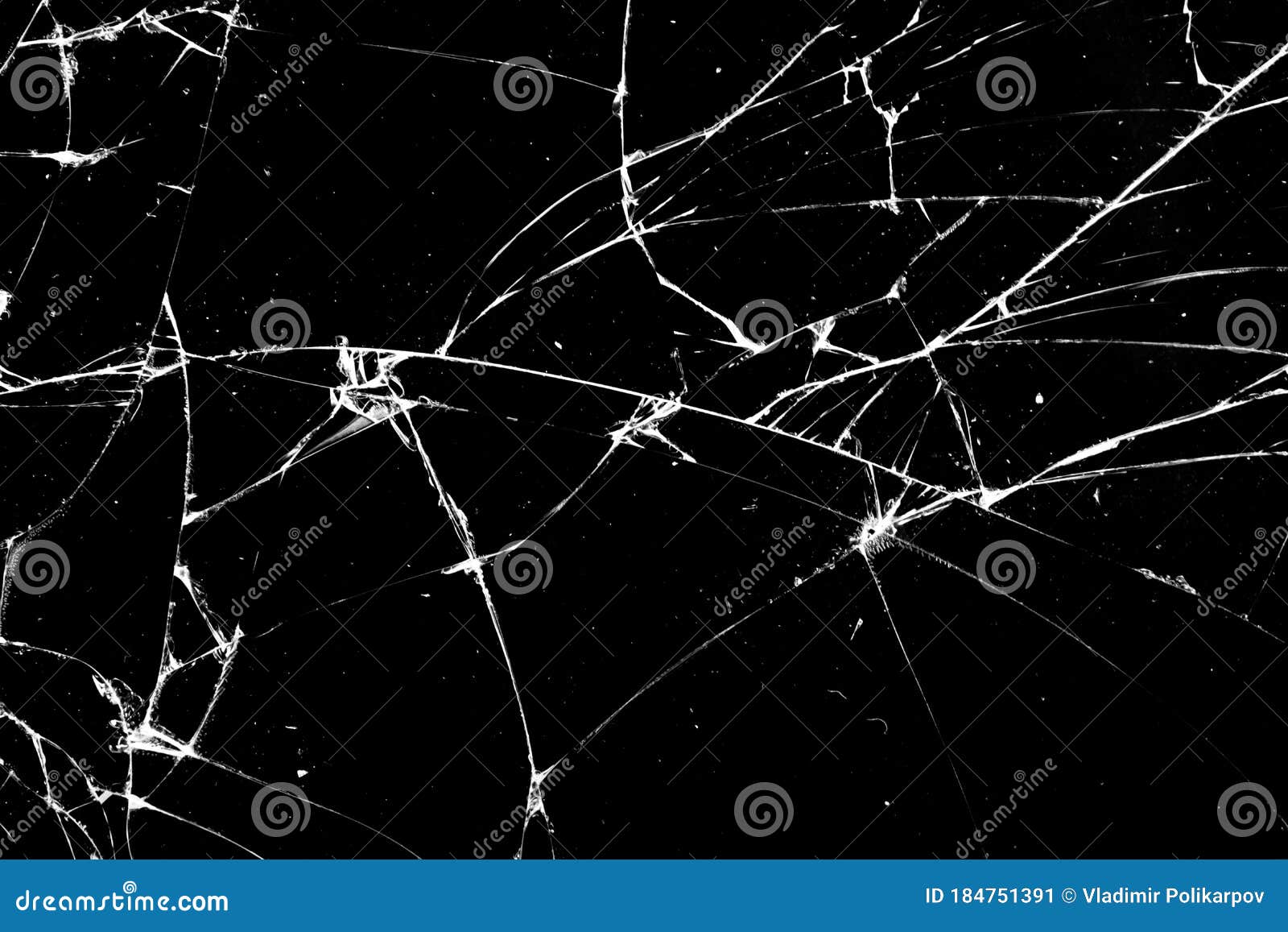 Broken Glass on a Black Background Stock Image - Image of case ...