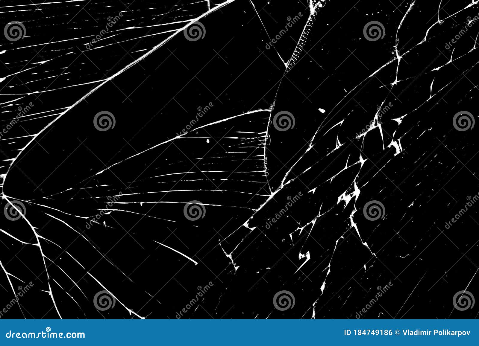 Broken Glass on a Black Background Stock Photo - Image of case, detail ...