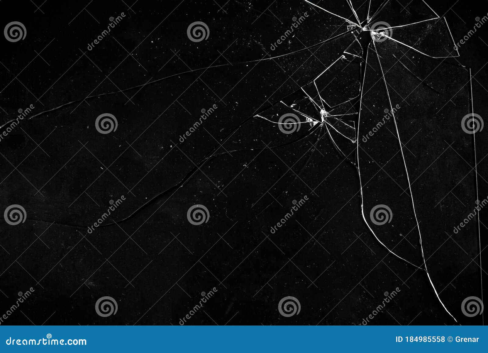 Broken glass black rip stock photo. Image of dangerous - 184985558