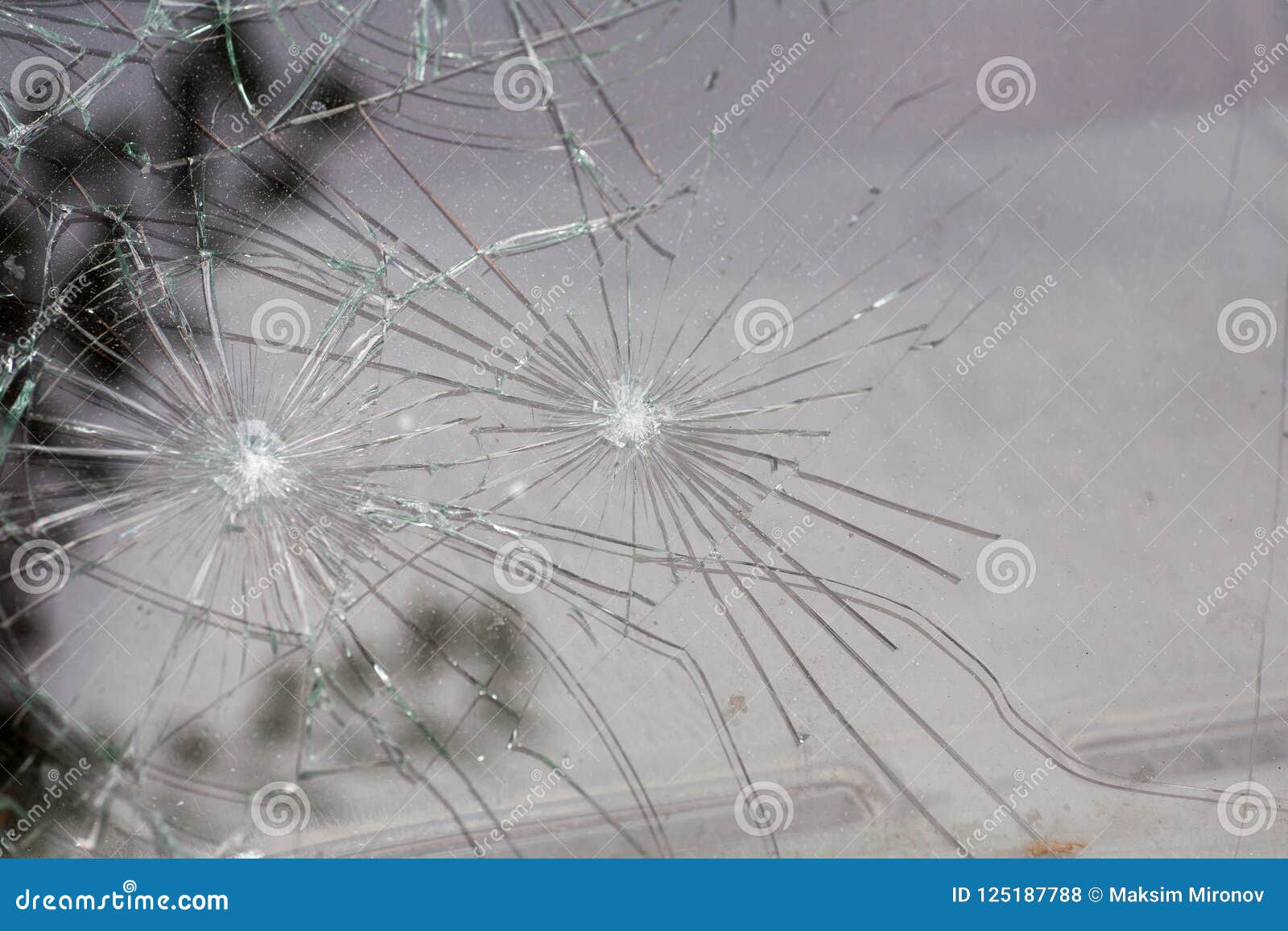 Broken glass of a car stock photo. Image of design, destruction - 125187788