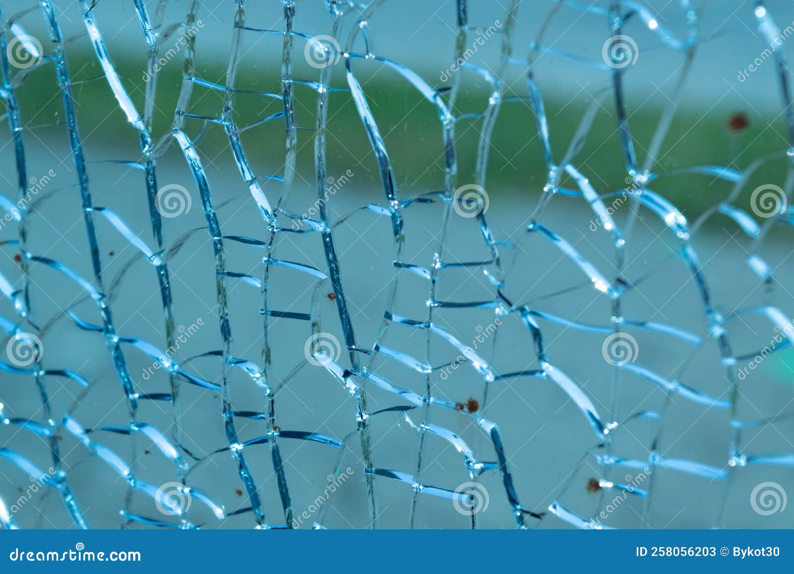 Broken Glass, Close Up. Backgrounds and Textures Stock Image - Image of ...