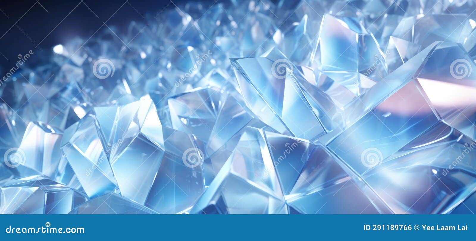 Broken Glass, Colorful Crystal Texture, Ai Stock Illustration ...