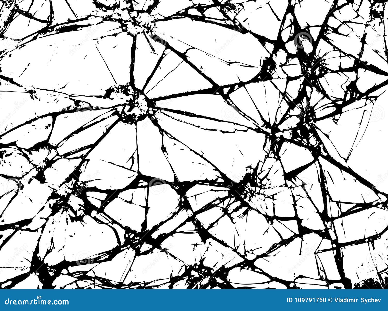 Broken Glass Texture Vector