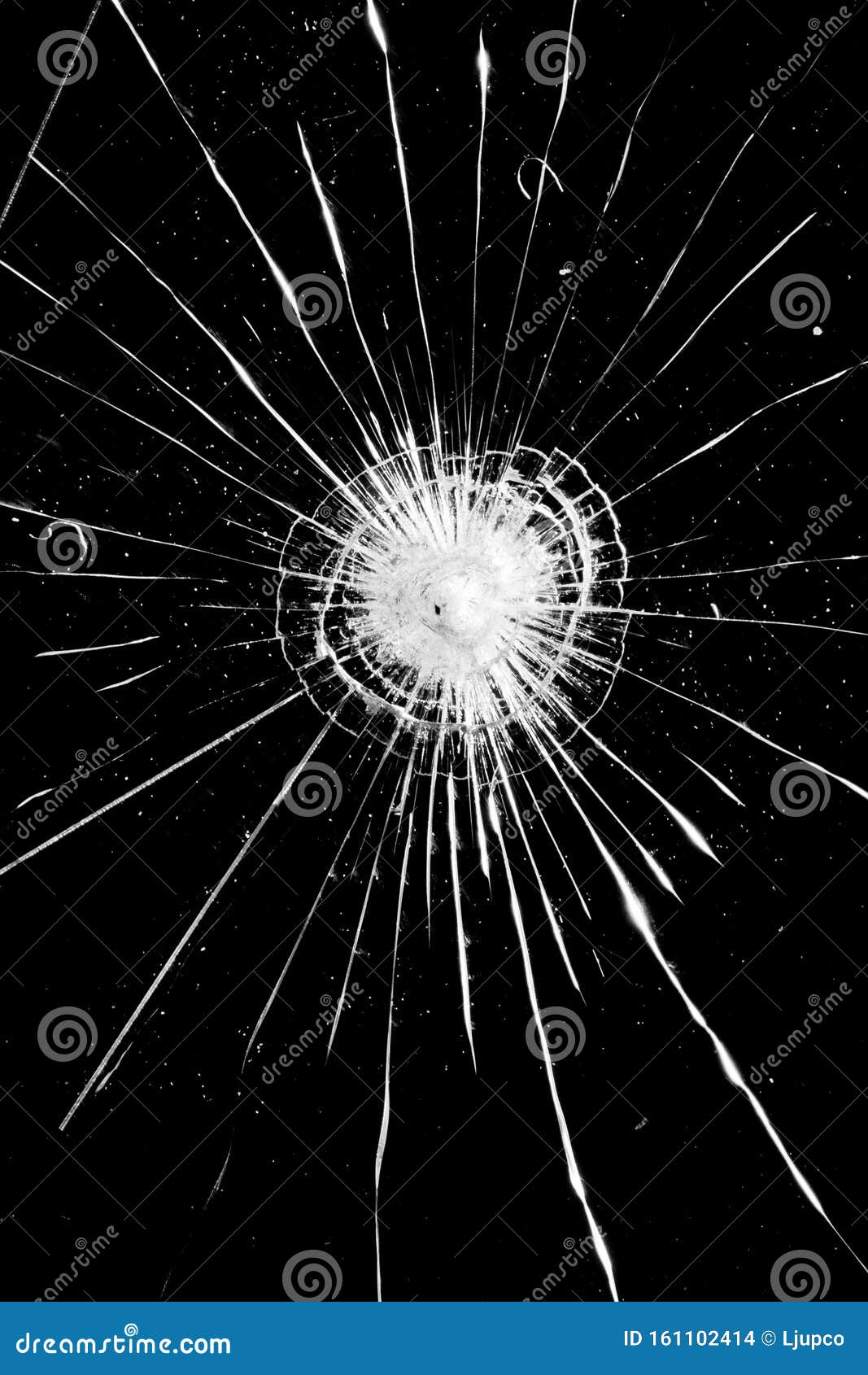 Broken Glass with Dust Particles Stock Photo - Image of damage, edge ...