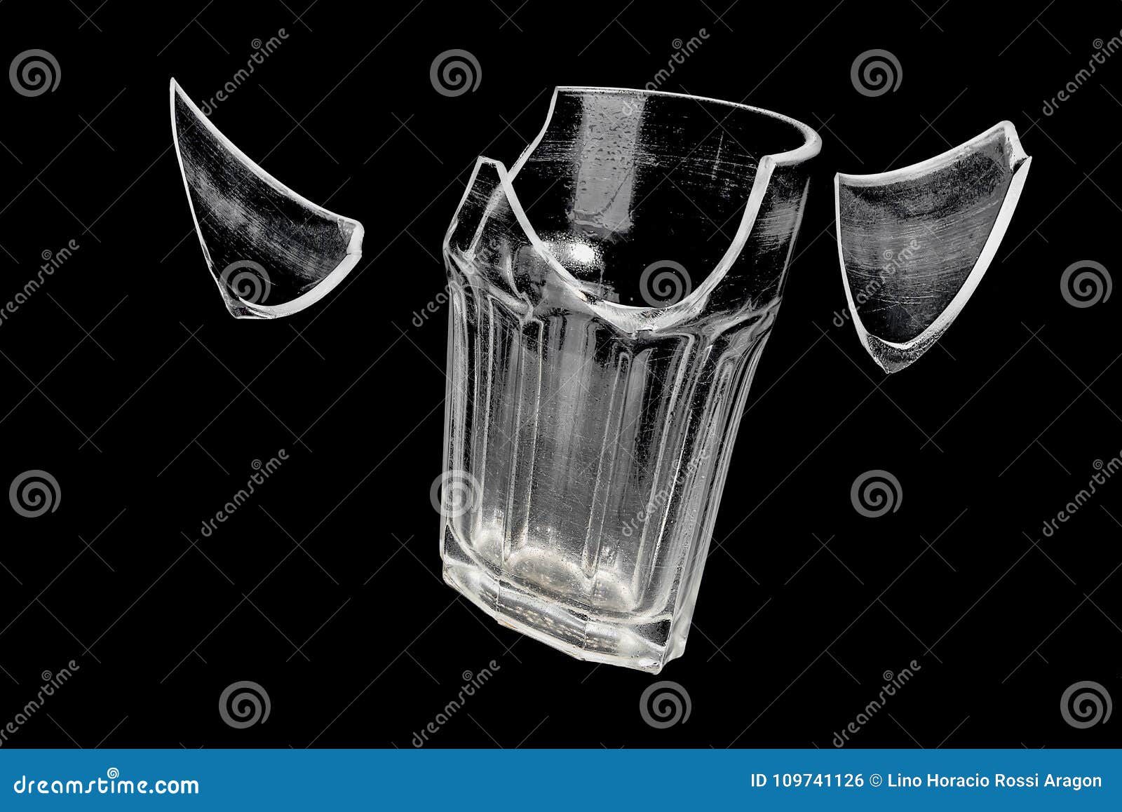 Broken Glass with Flying Pieces Stock Photo - Image of shatter, crash ...