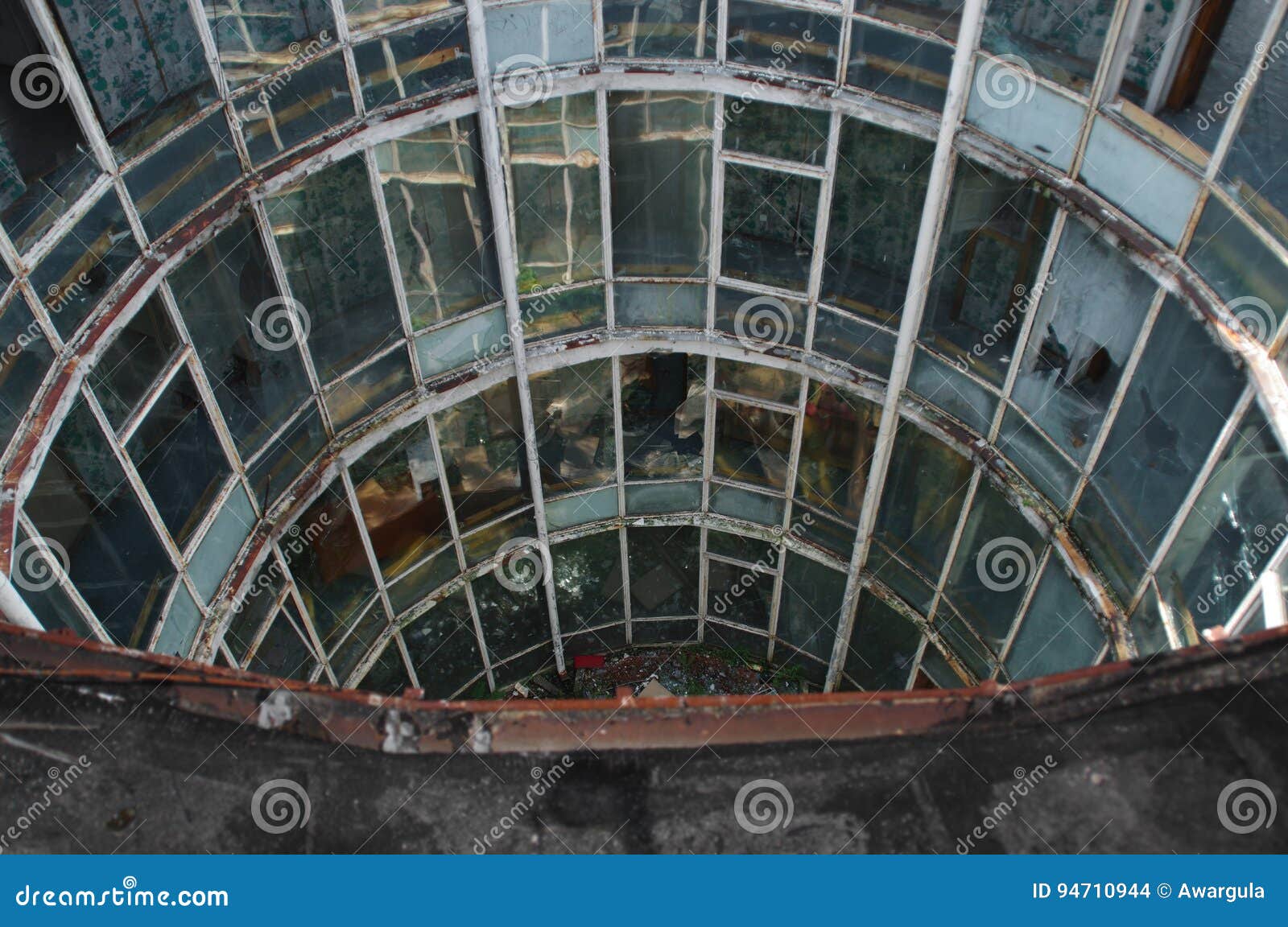 Broken Glass in Forgotten Building Stock Photo - Image of destruction ...