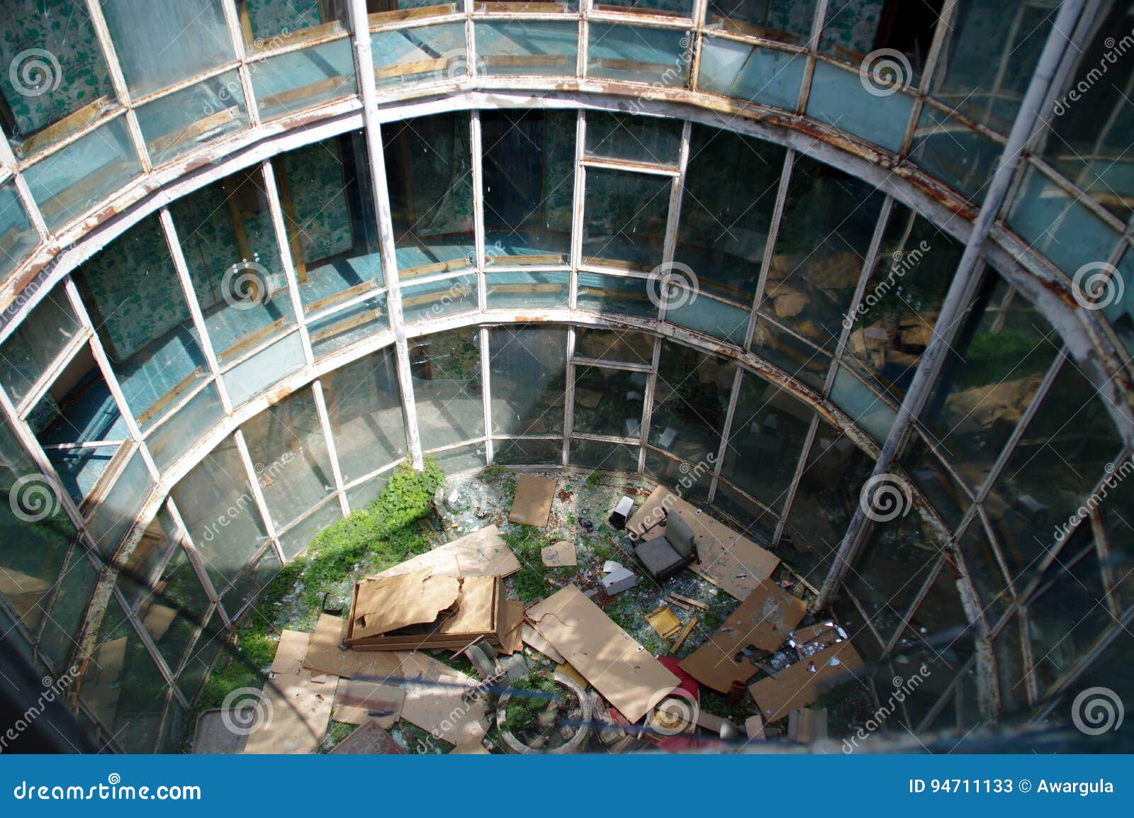 Broken Glass in Forgotten Building Stock Image - Image of danger, city ...