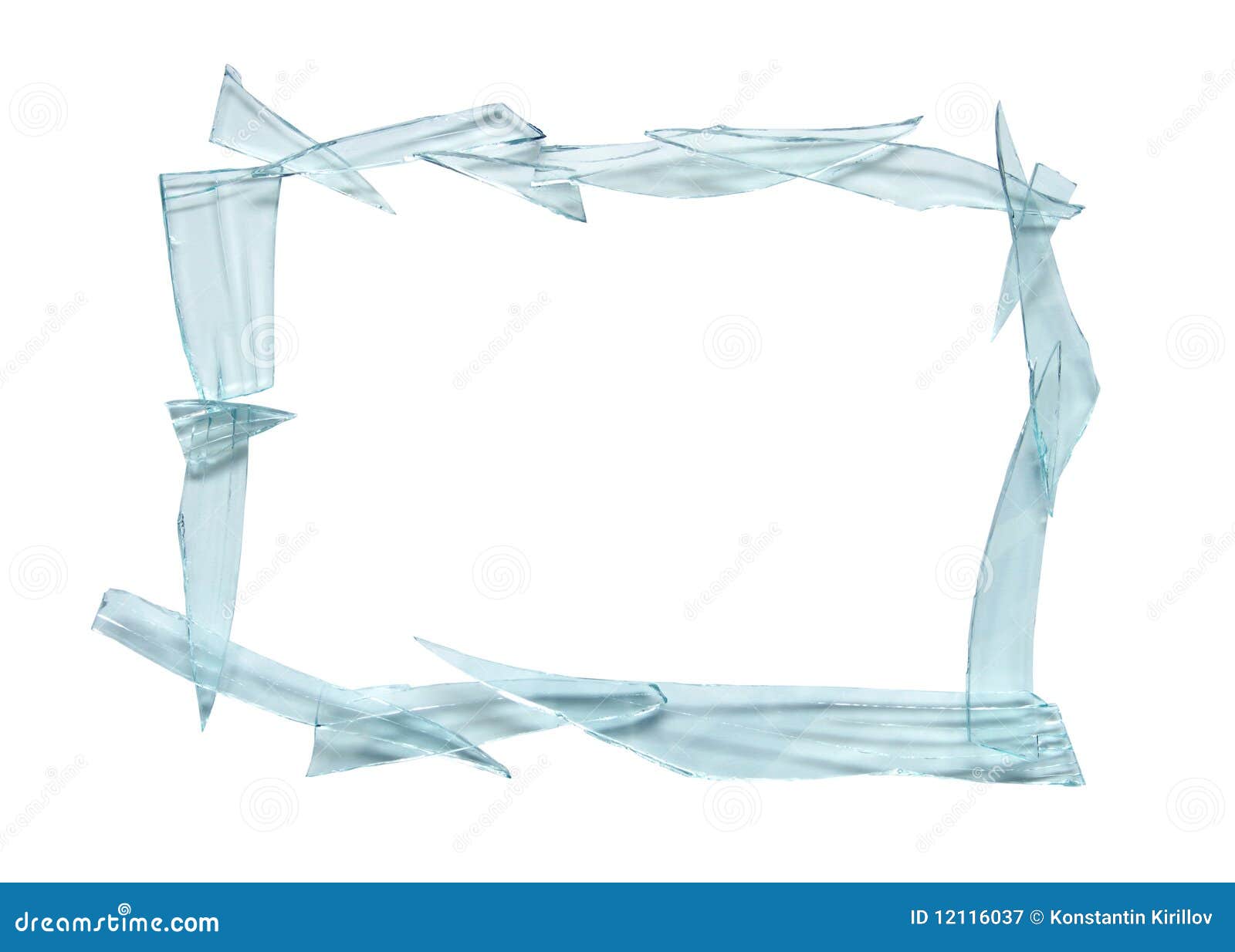 Broken Glass Frame stock image. Image of shattered, frame - 12116037