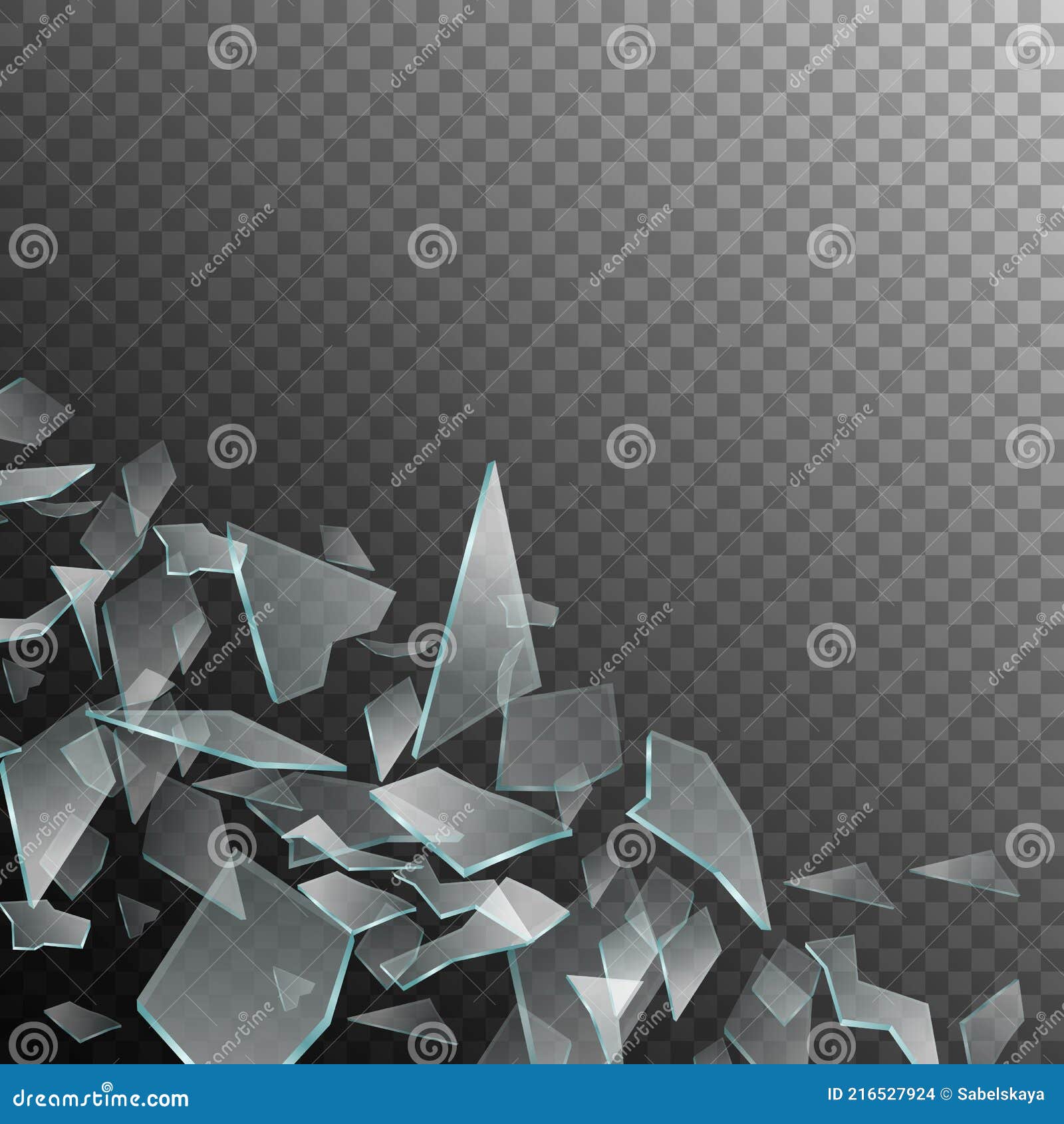 Broken Glass, Graphic Texture from Sharp Shine Transparent Details in ...