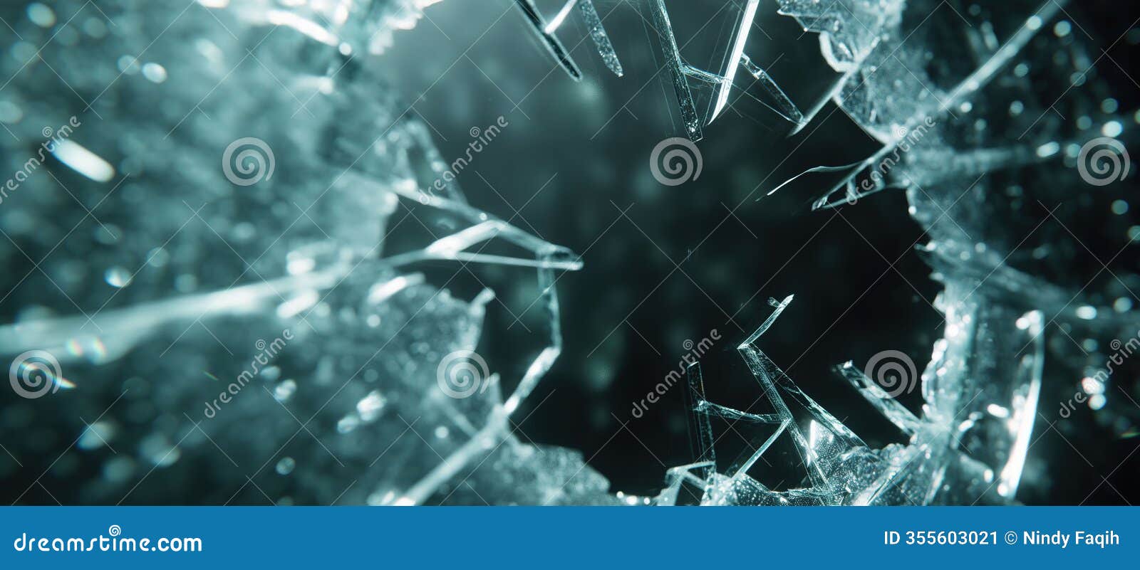 Broken Glass Hole Background, Crack, Texture Stock Illustration ...