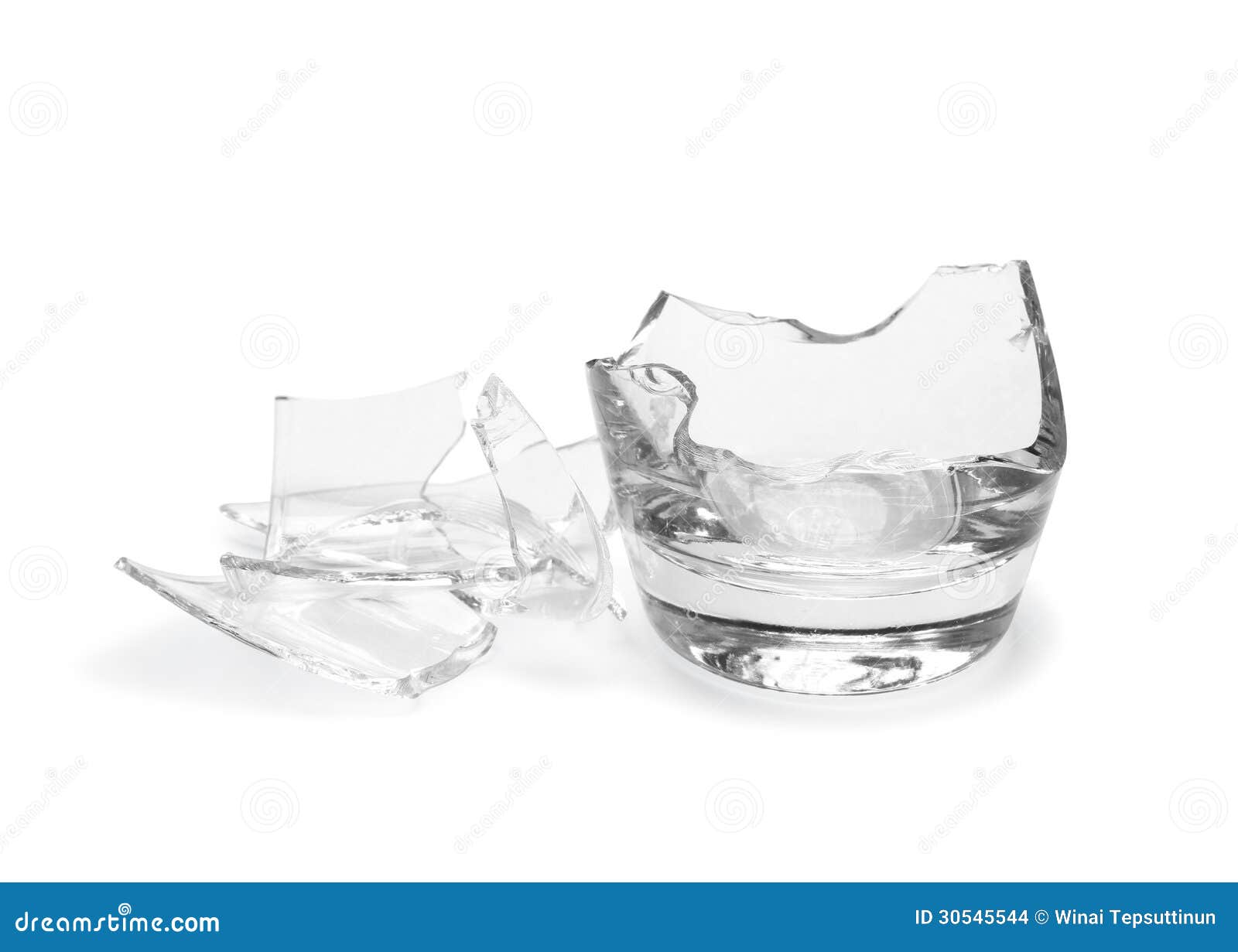 Broken glass stock photo. Image of transparent, isolated - 30545544