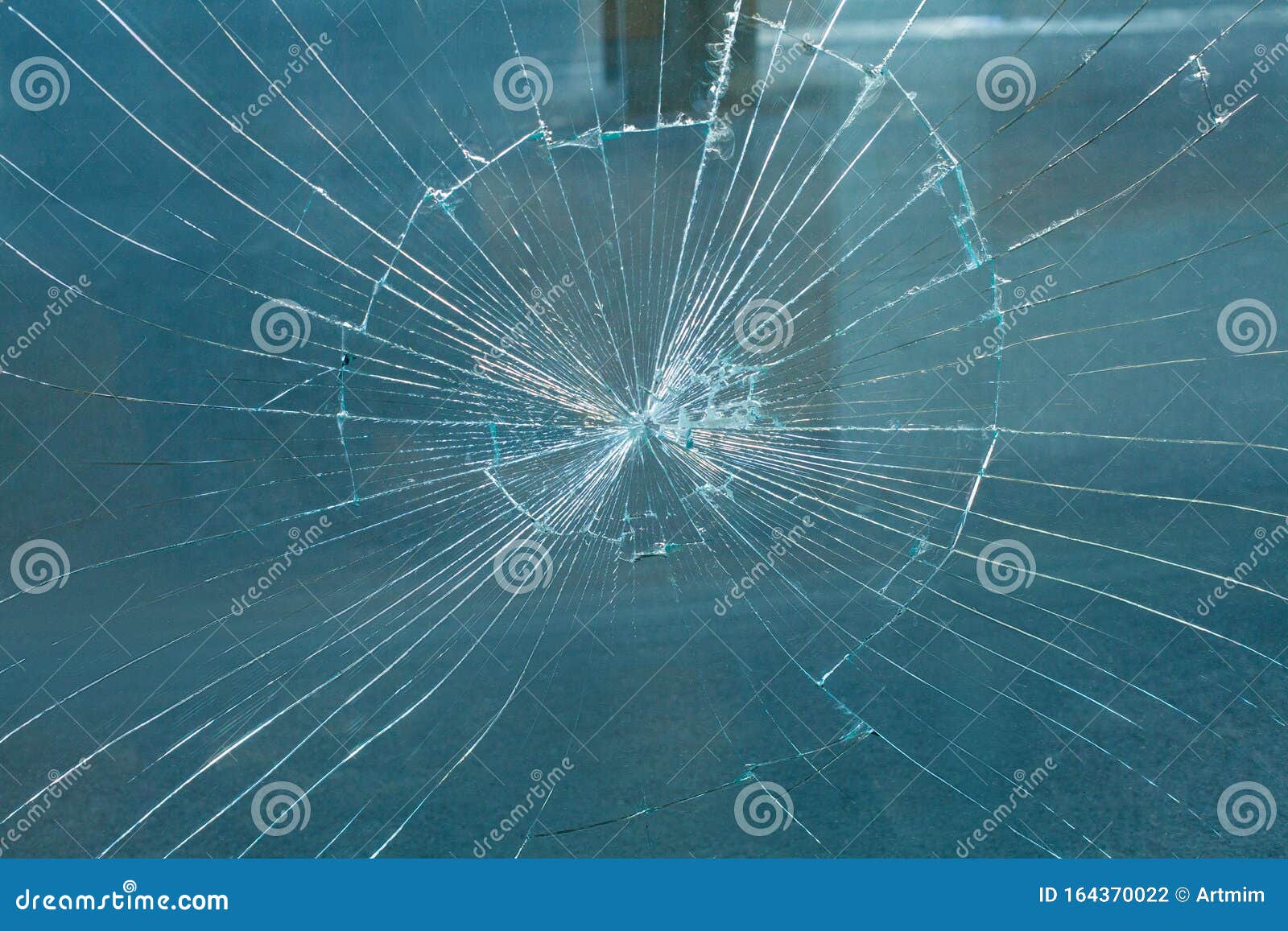 Broken Glass Pane. Smashed Glass Stock Photo - Image of element, design ...