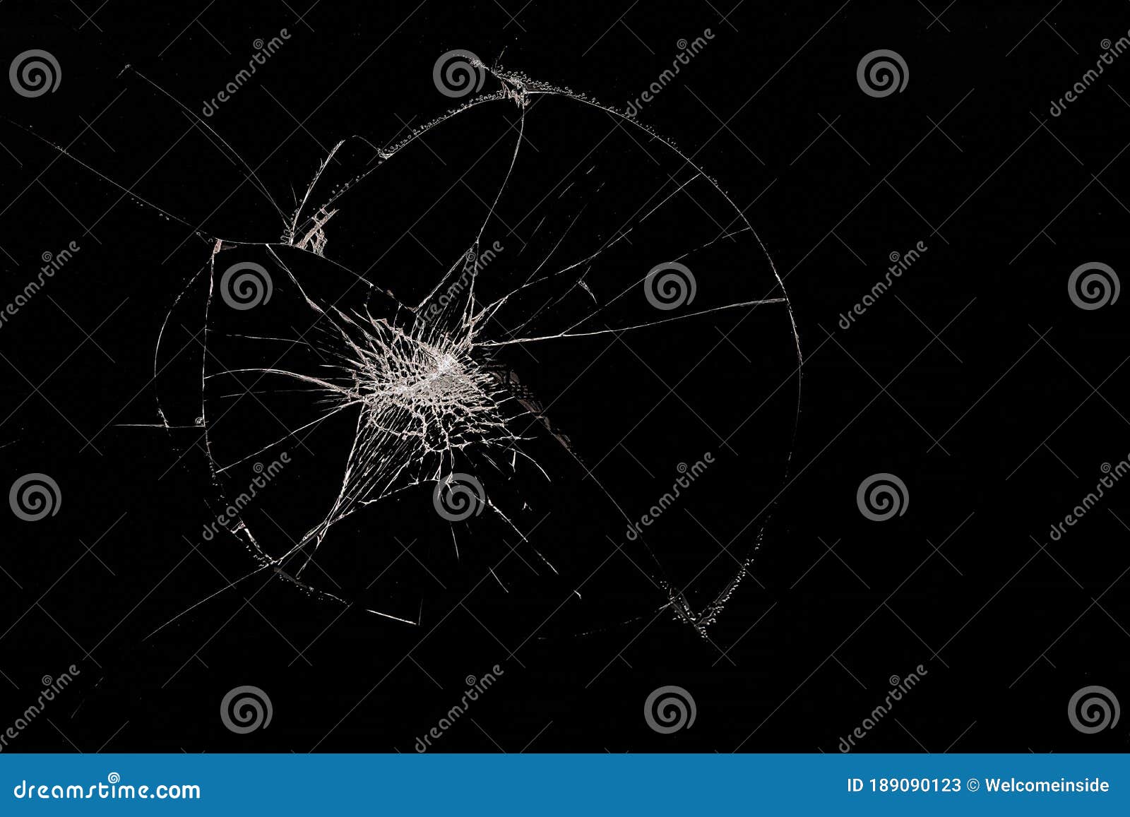 Broken Glass Screen Crack Texture Stock Image - Image of crash, impact ...