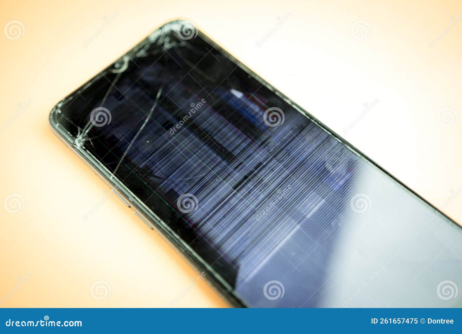 Broken Glass Screen on a Smartphone Stock Image - Image of accident ...