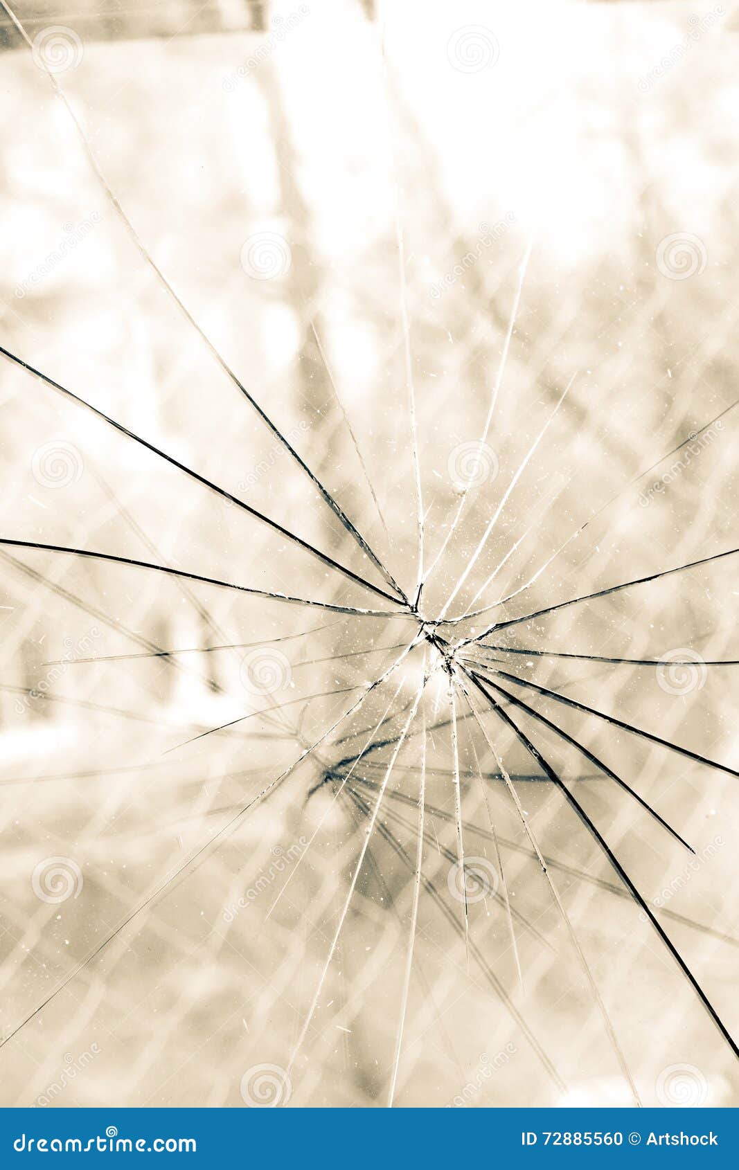Broken Glass Sepia stock photo. Image of abstract, white - 72885560