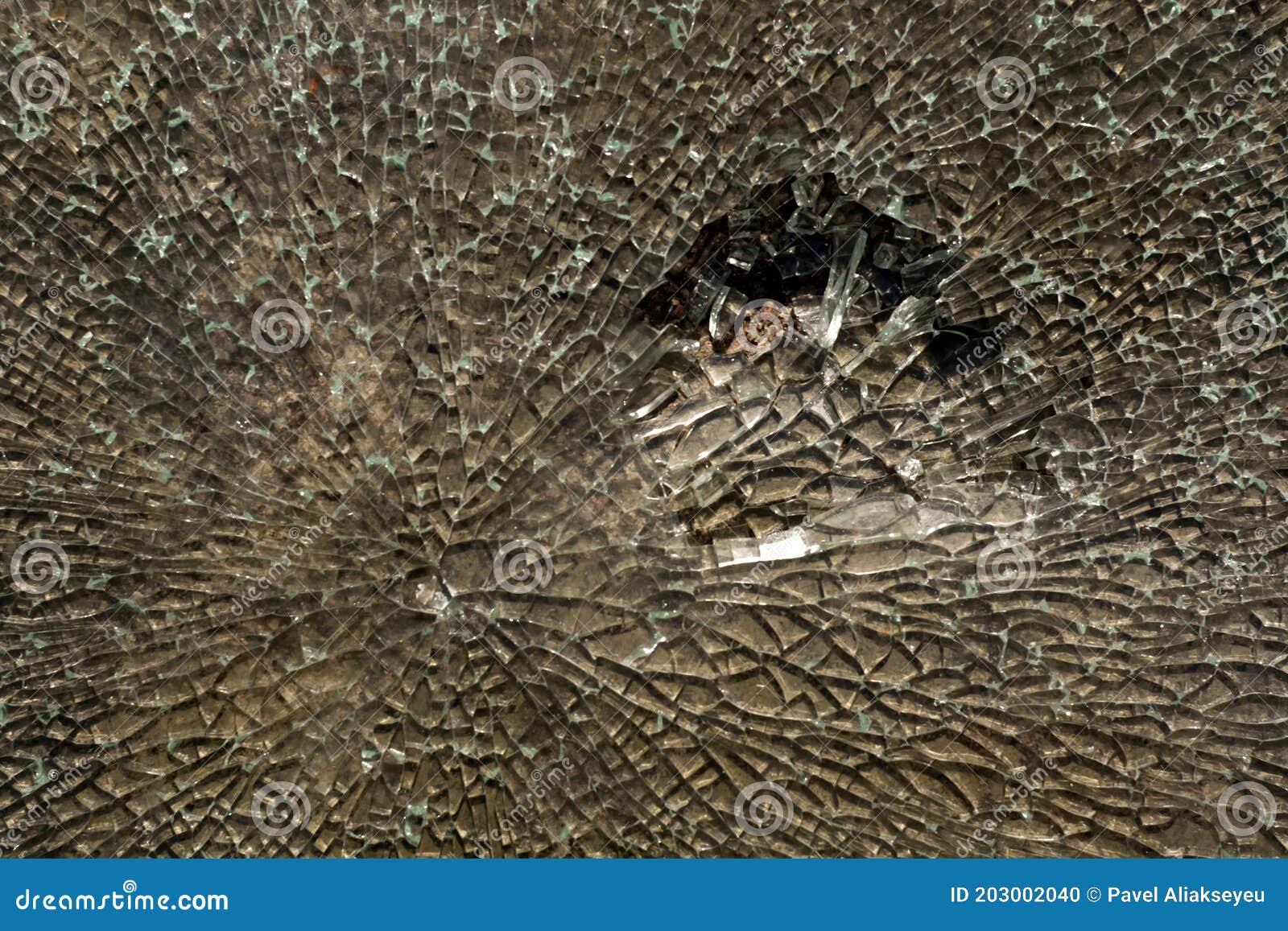 Broken Glass with Small Pieces Stock Photo - Image of bullet, wallpaper ...