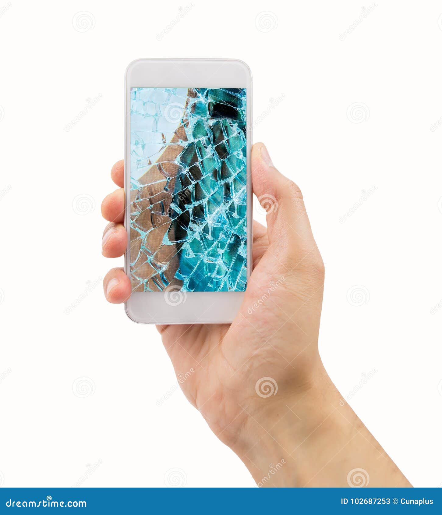Broken Glass of Smart Phone Stock Image - Image of accessibility ...