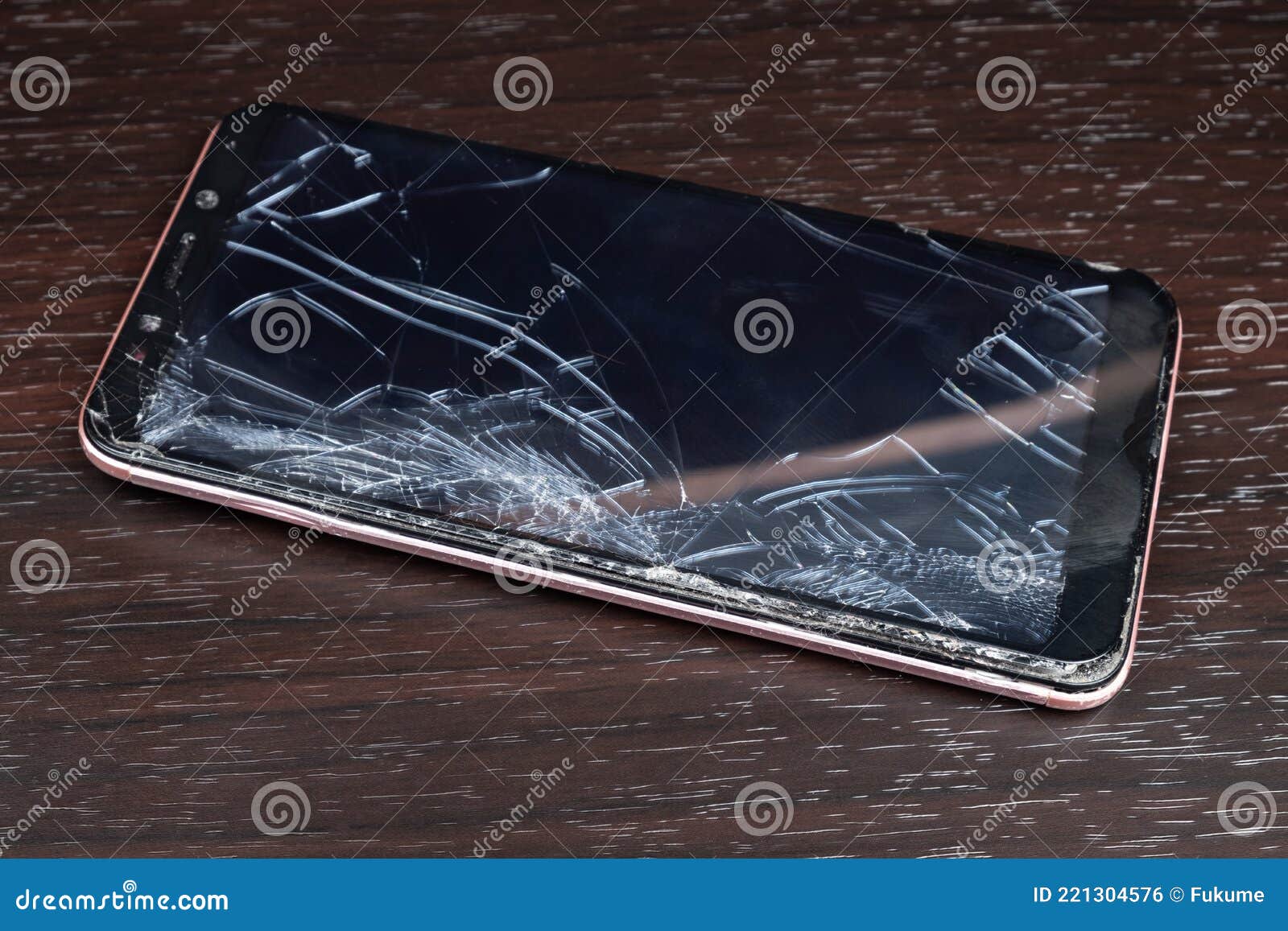 Broken Glass of Smartphone, Broken Sensor Touch Screen Phone Stock ...