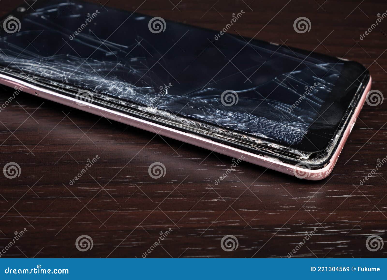 Broken Glass of Smartphone, Broken Sensor Touch Screen Phone Stock ...